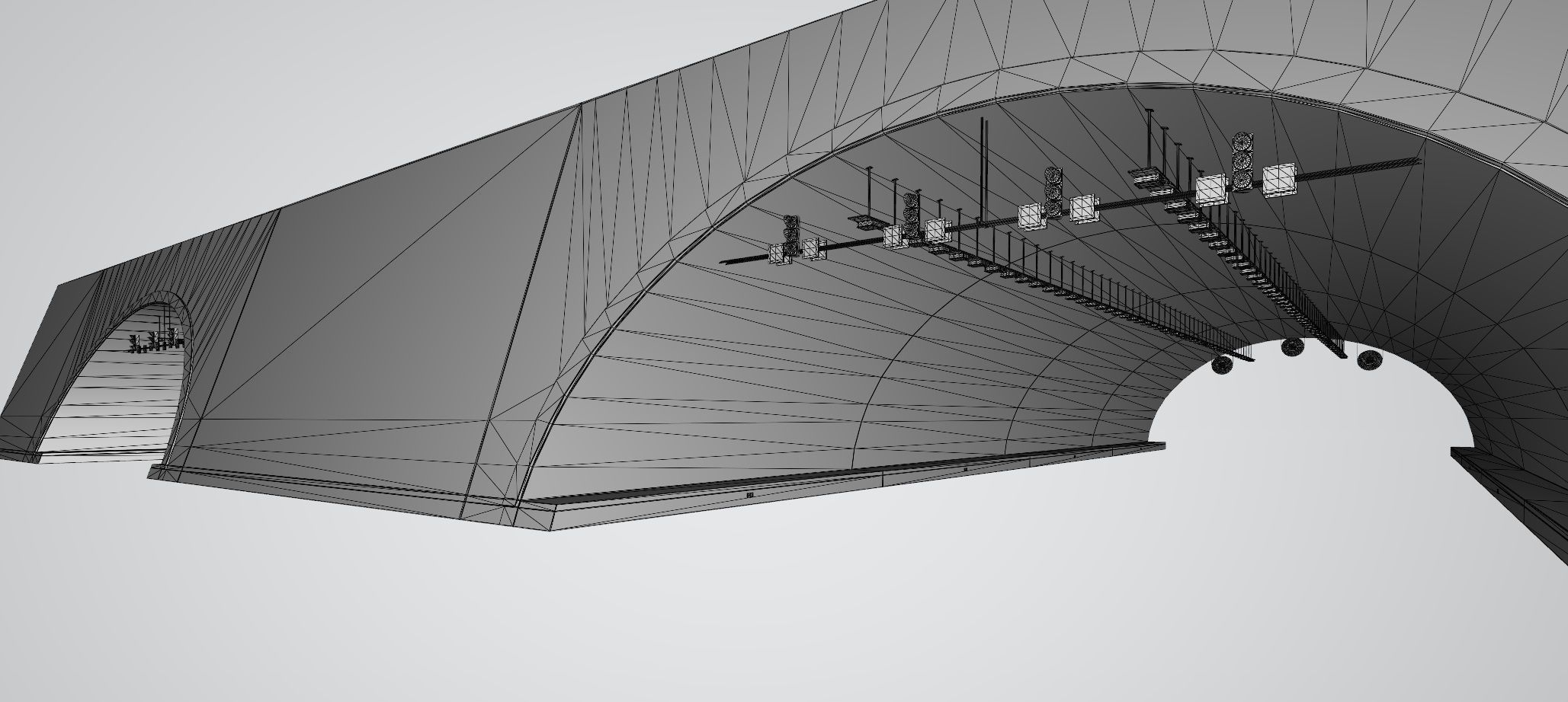 Northern Marmara Highway Road With Props 3D model | CGTrader