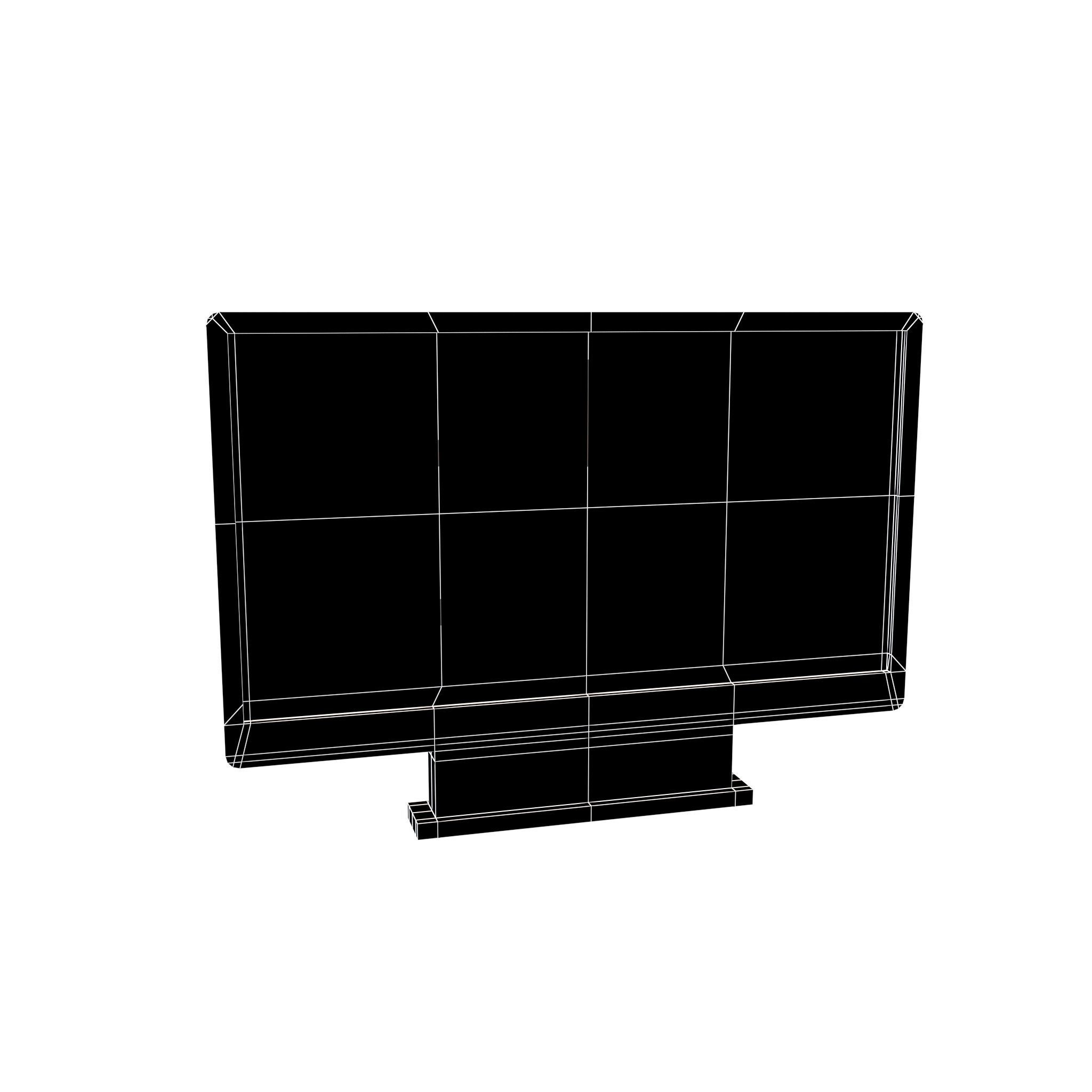 3D model Advertising Display LCD Mockup v5 001 VR / AR / low-poly ...