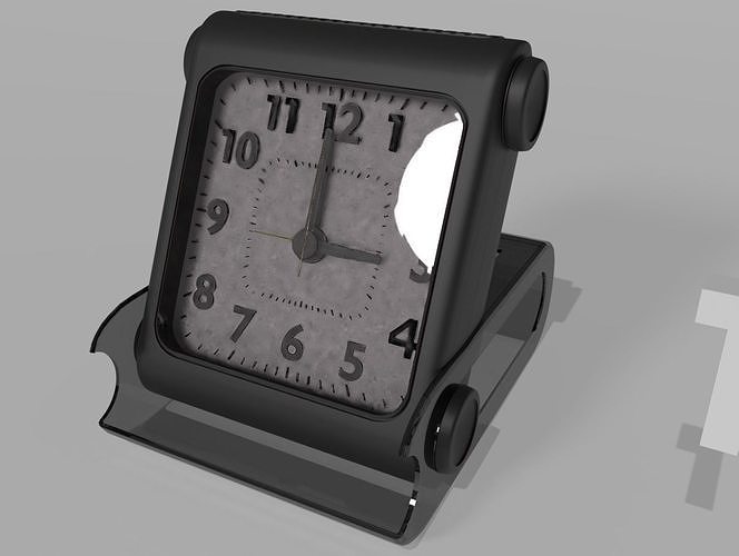Watch alarm clock 3D model | CGTrader