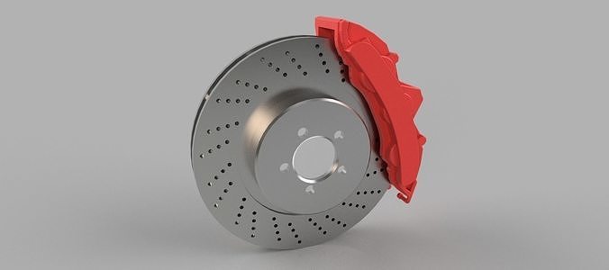 Brake Disk and Caliper 3D model | CGTrader