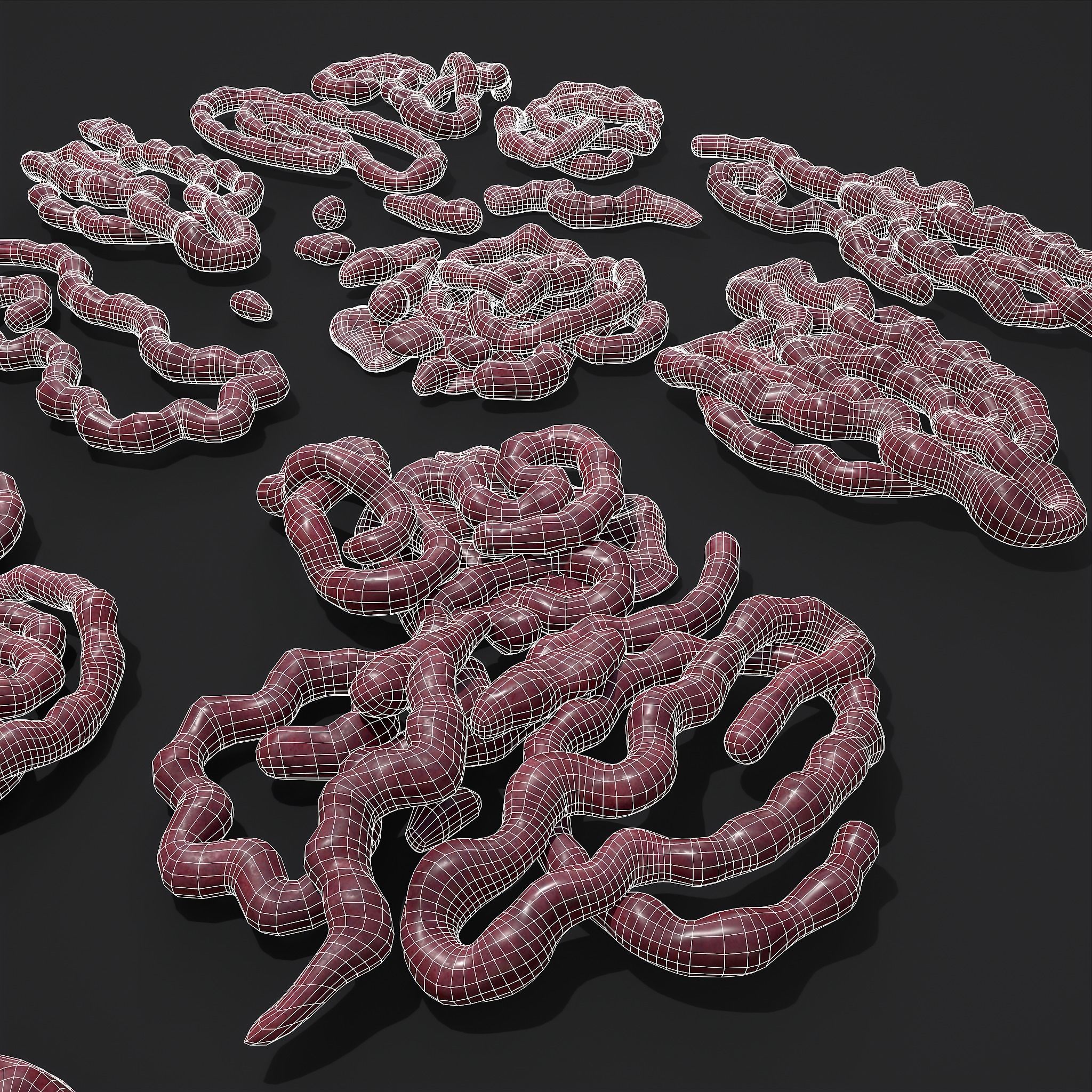 3D model Intestines Piles VR / AR / low-poly | CGTrader