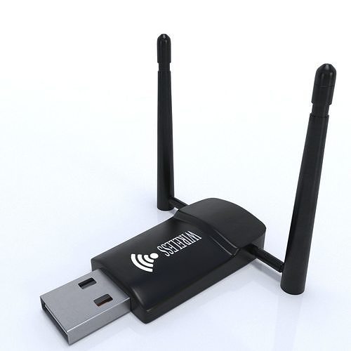 3D model 3D wirelss wi-fi adapter EDUP model VR / AR / low-poly | CGTrader