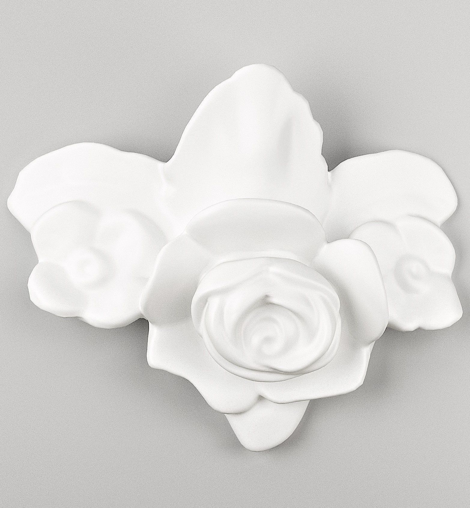 Gypsum rose 3D model | CGTrader
