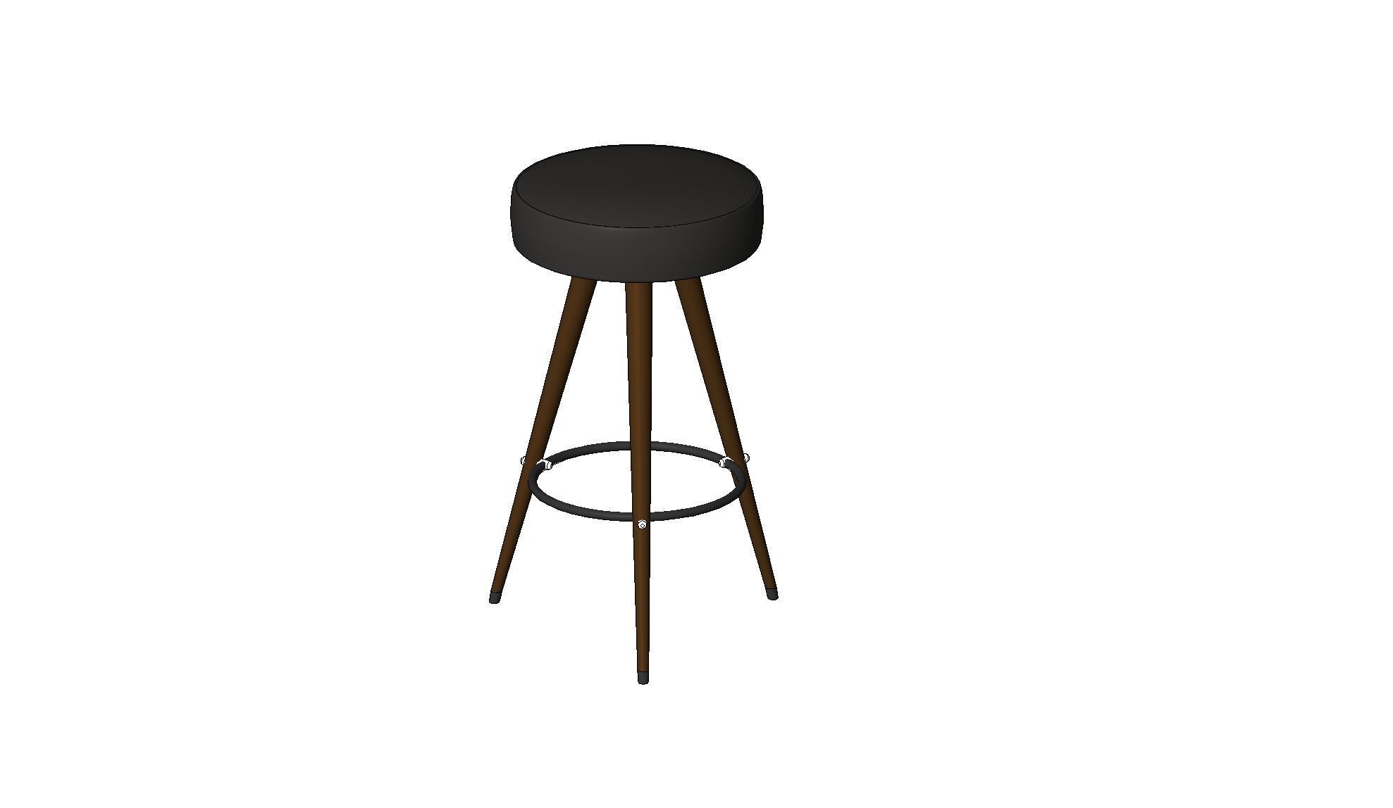Stool three sizes Family for Revit 3D model | CGTrader