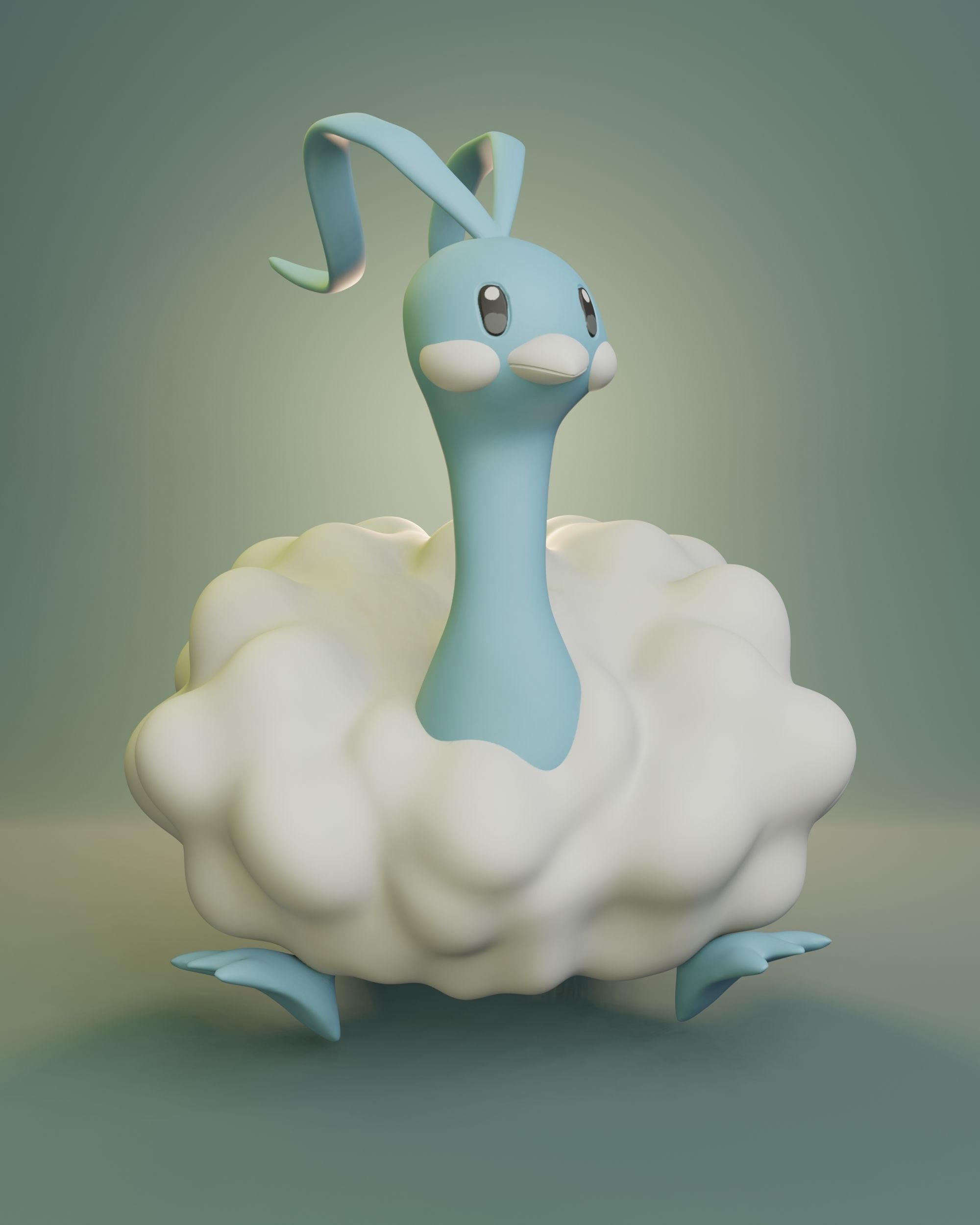 Pokemon - Altaria 3D model 3D printable | CGTrader