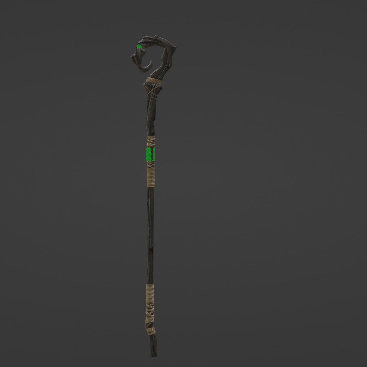 mystic staff 3D model | CGTrader