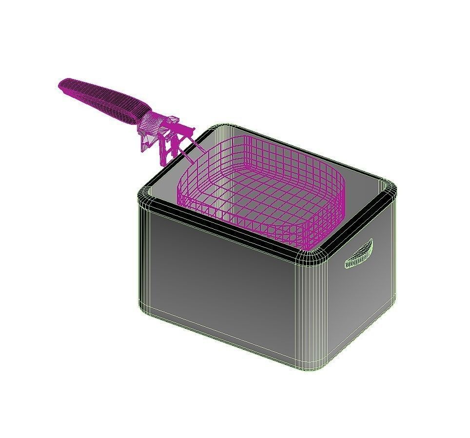 Fry Machine 3D model | CGTrader