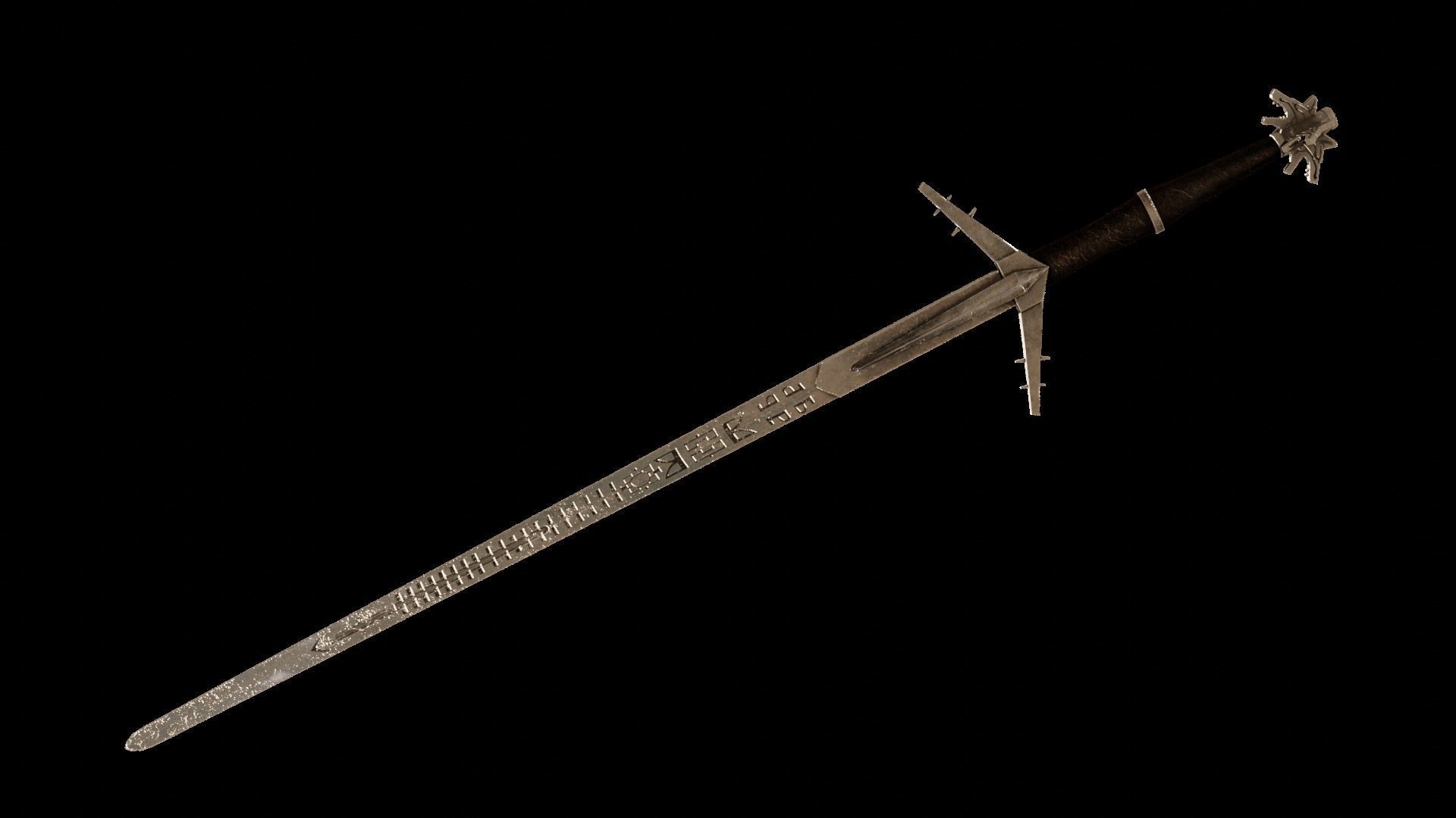 3D model Aerondight sword from Witcher 3 VR / AR / low-poly | CGTrader