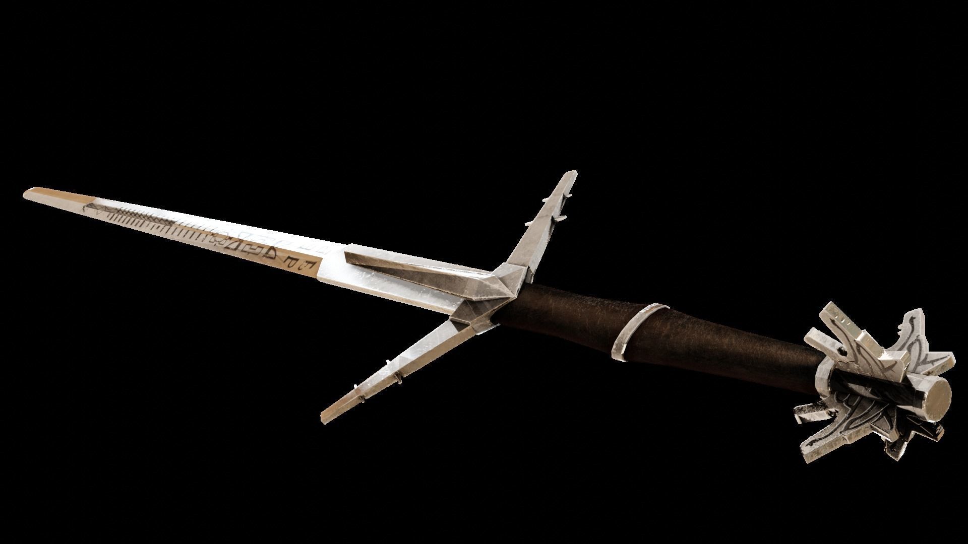 3D model Aerondight sword from Witcher 3 VR / AR / low-poly | CGTrader