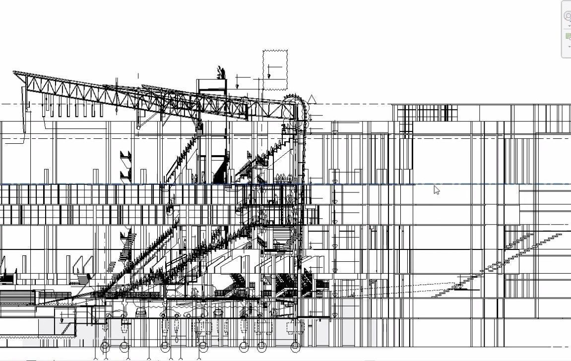 sports stadium compelete revit project 02 3D model | CGTrader