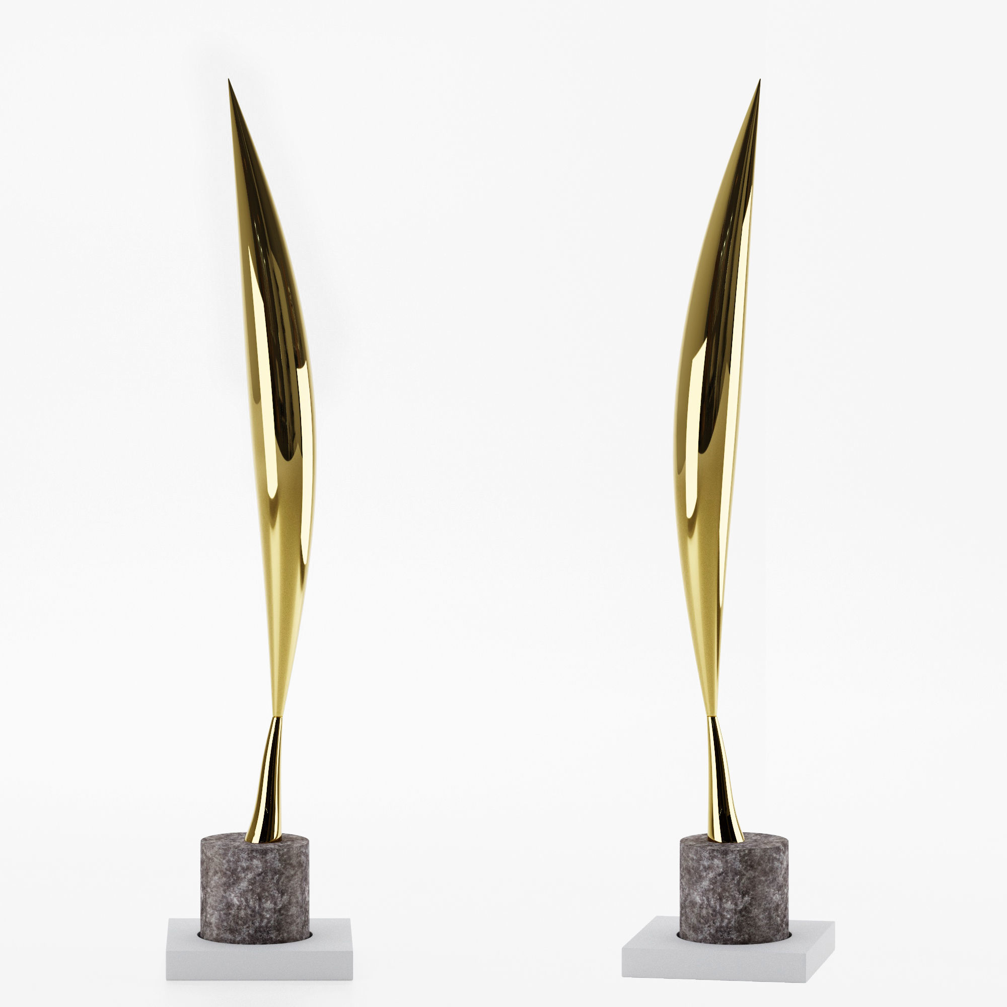 Bird in Space by Constantin Brancusi free 3D model | CGTrader