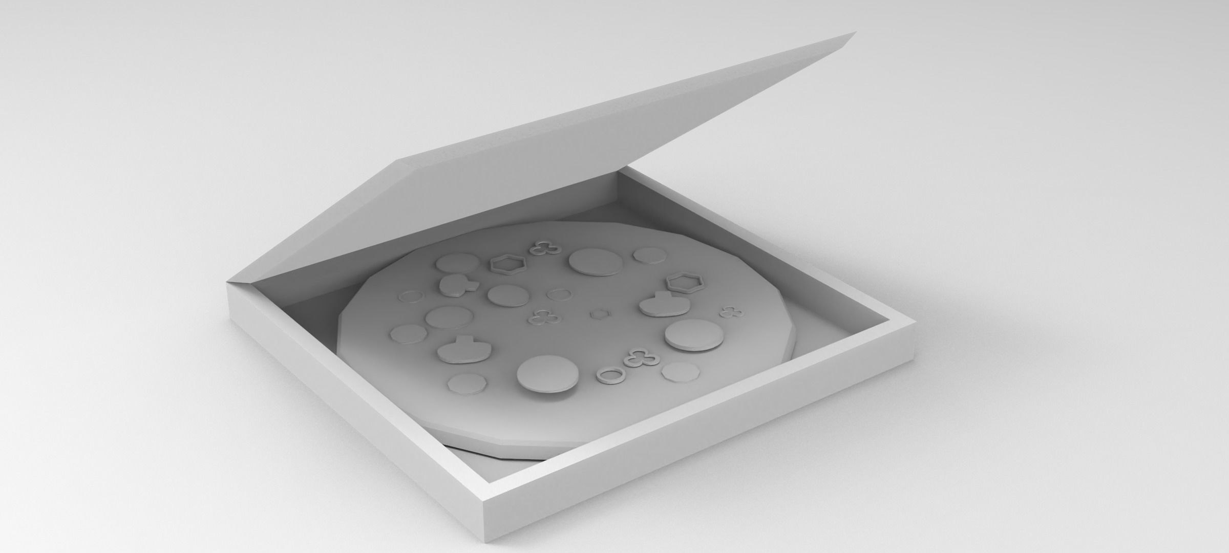 Pizza Box free VR / AR / low-poly 3D model | CGTrader