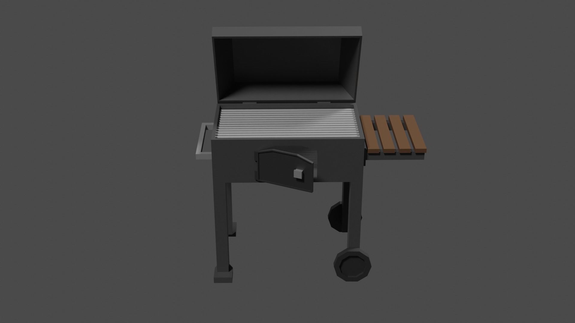 3D model Lowpoly Grill VR / AR / low-poly | CGTrader