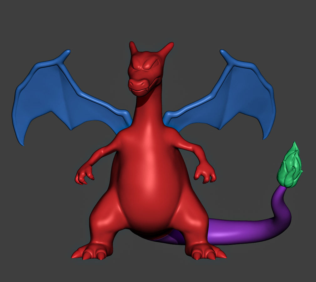 Charizard - Pokemon 3D model 3D printable | CGTrader