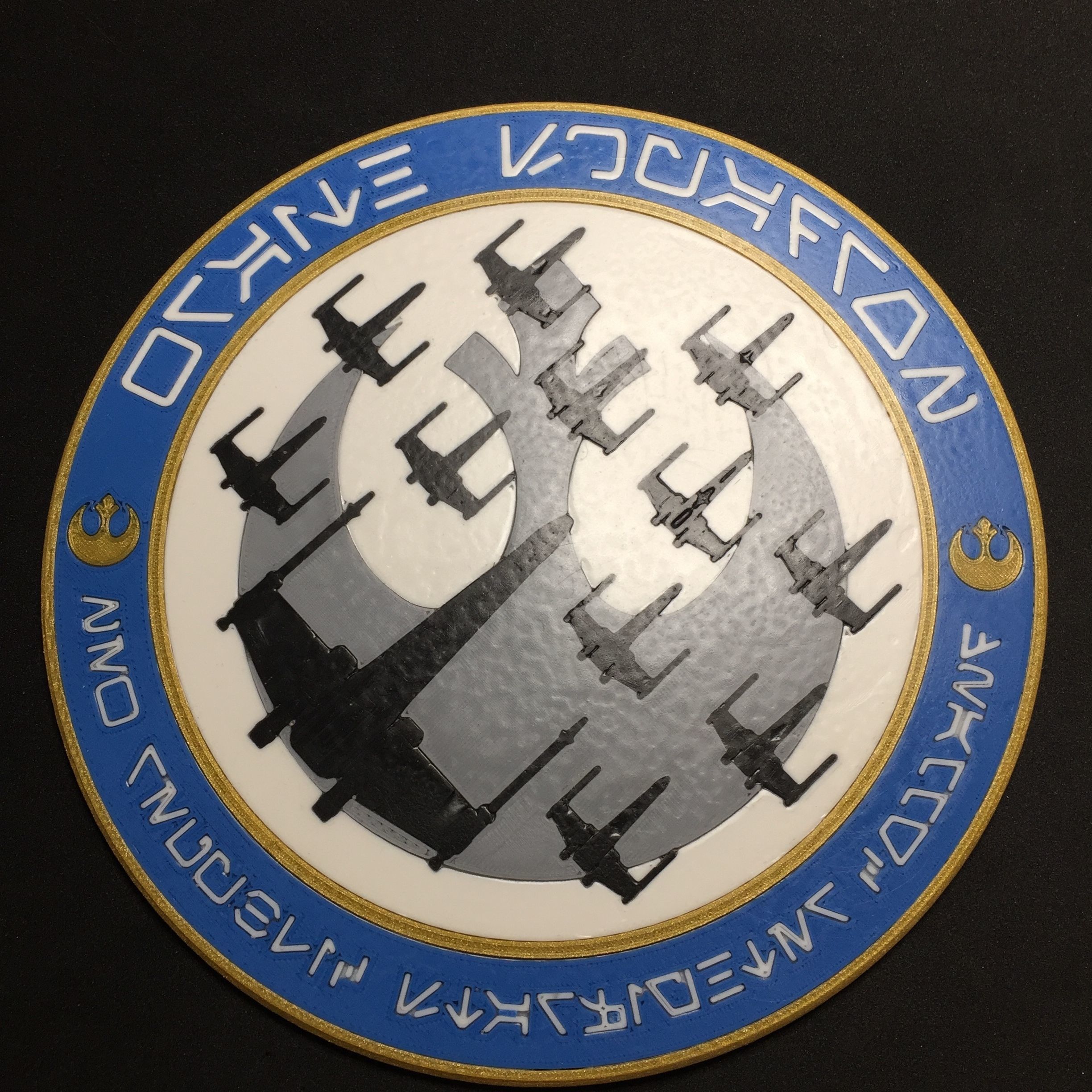 Wraith Squadron Wall Plaque 3D model 3D printable | CGTrader