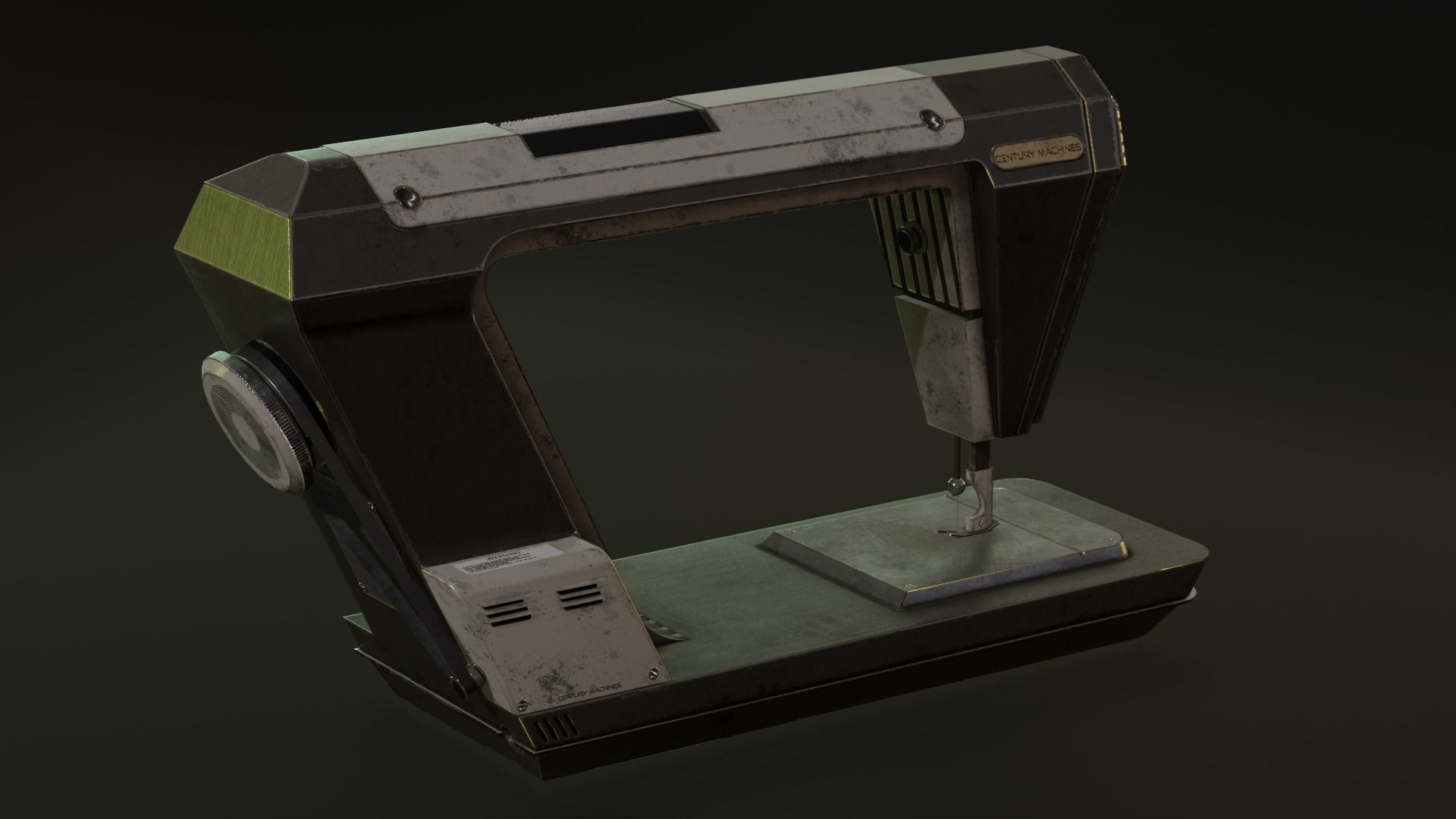 Sci fi Machine free 3D model | CGTrader