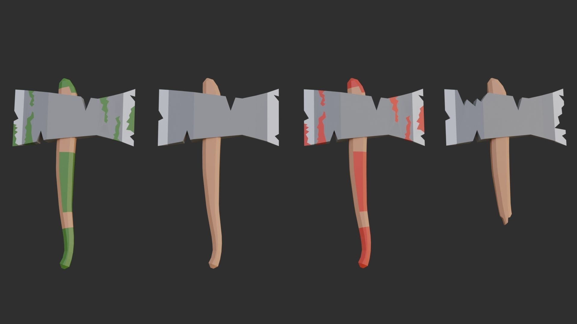 3D model Low Poly Tools Pack VR / AR / low-poly | CGTrader