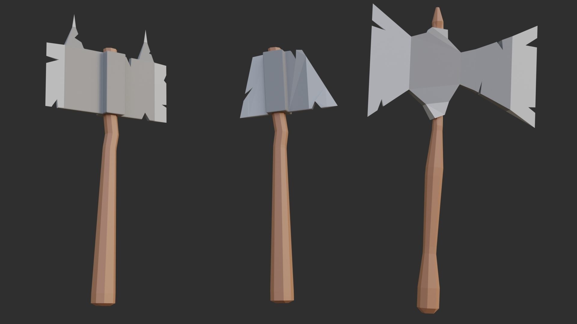3D model Low Poly Tools Pack VR / AR / low-poly | CGTrader