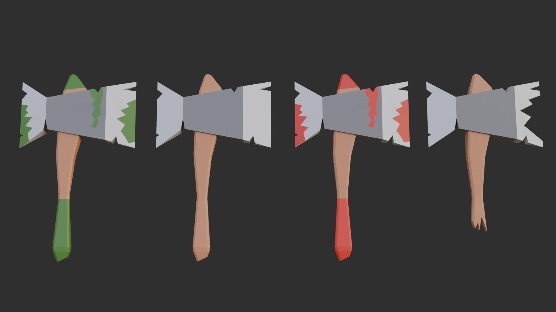 3D model Low Poly Tools Pack VR / AR / low-poly | CGTrader