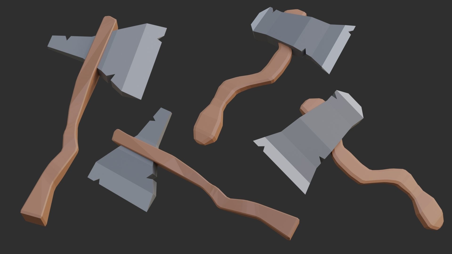 3D model Low Poly Tools Pack VR / AR / low-poly | CGTrader