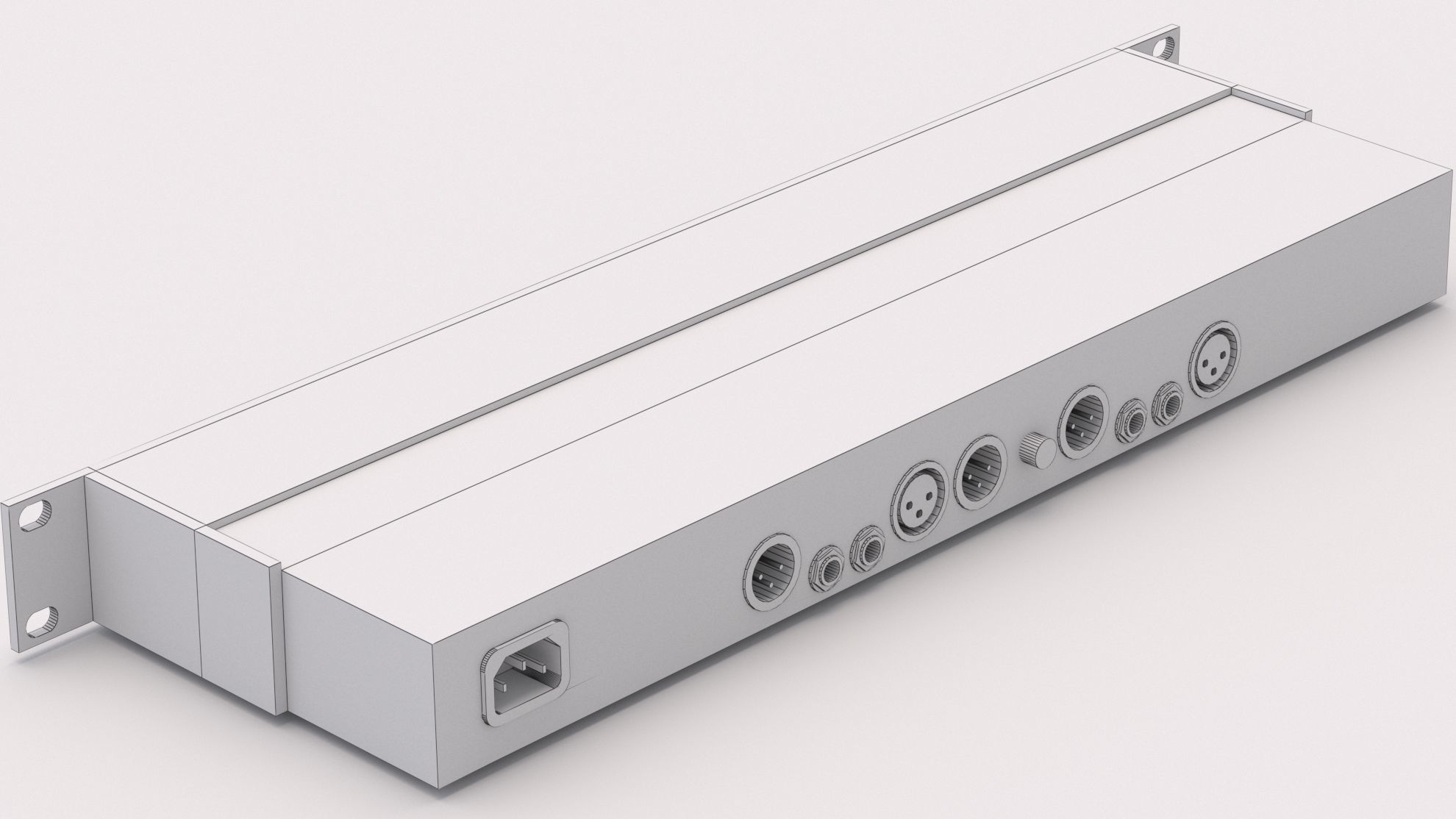 Behringer FBQ1502HD Audio Equalizer 3D model | CGTrader