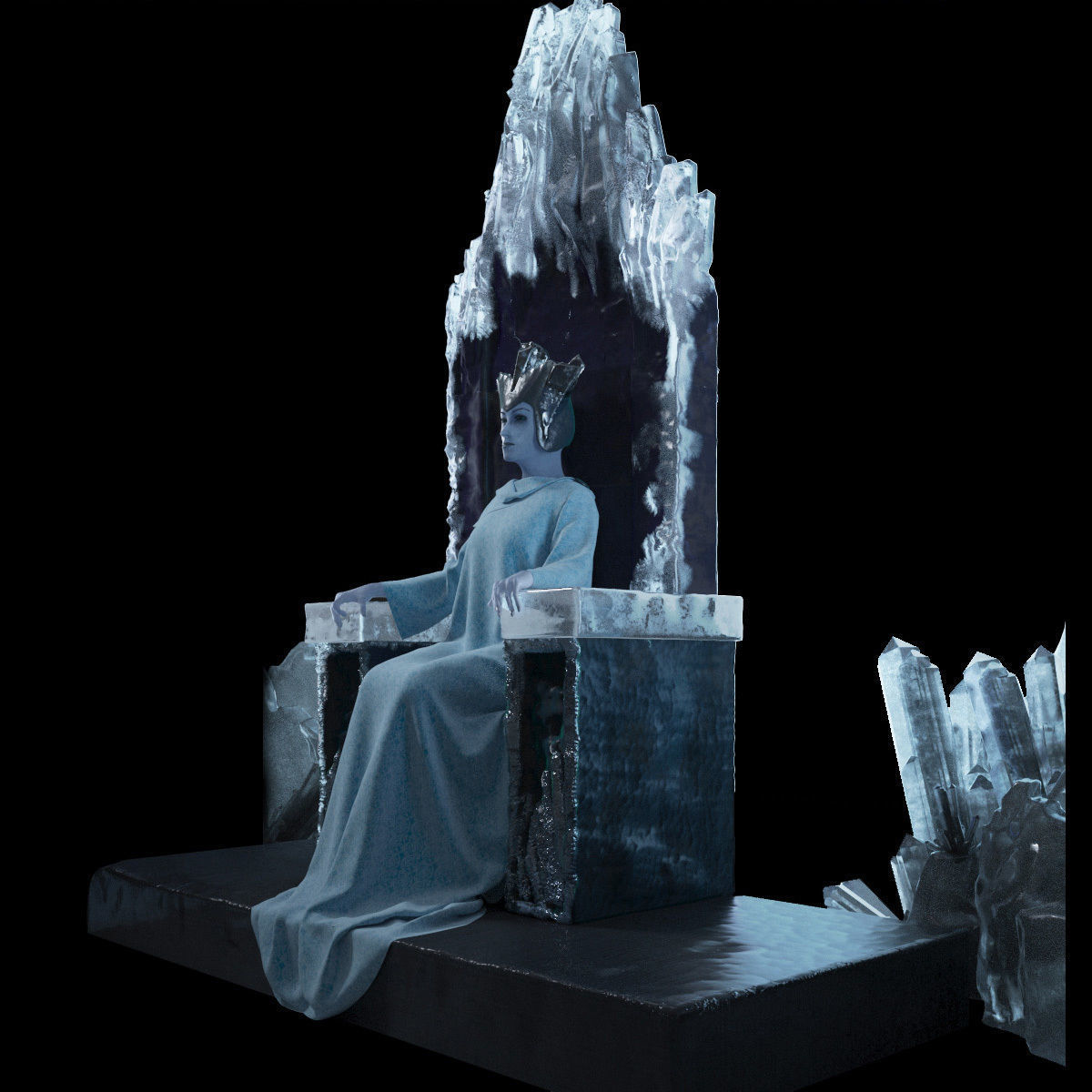 Snow Queen 3D model | CGTrader