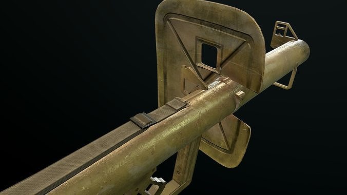 3D model Panzerschrek - German WW2 Rocket launcher VR / AR / low-poly ...