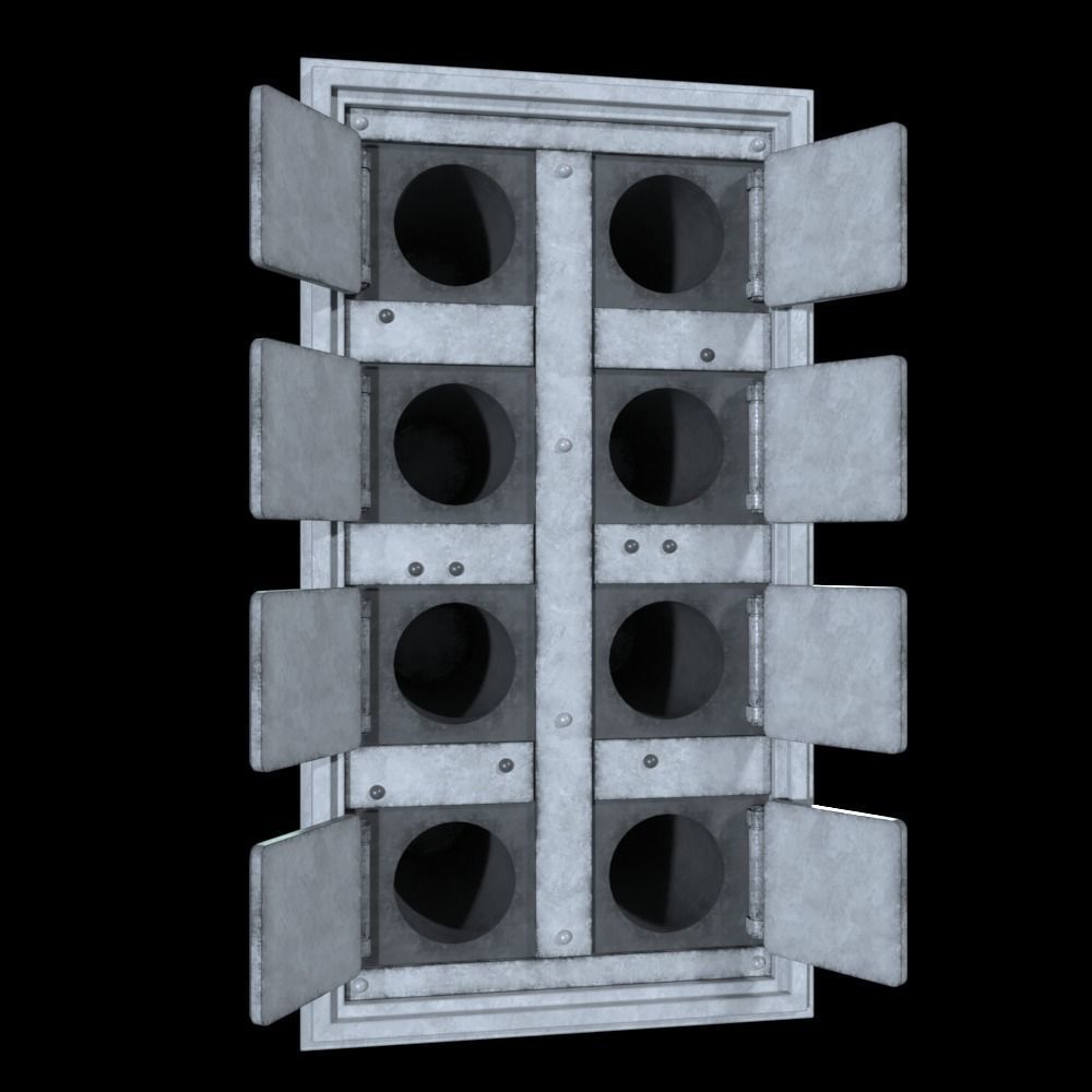 Mech Missile Launcher free 3D model | CGTrader