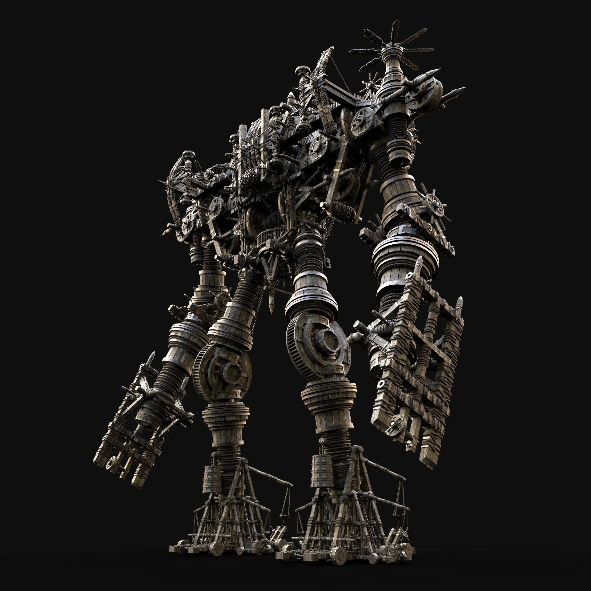 MECH GIANT ROBOT SIEGE WAR MACHINE MEDIEVAL MECHA COLLECTION AAA | CGTrader
