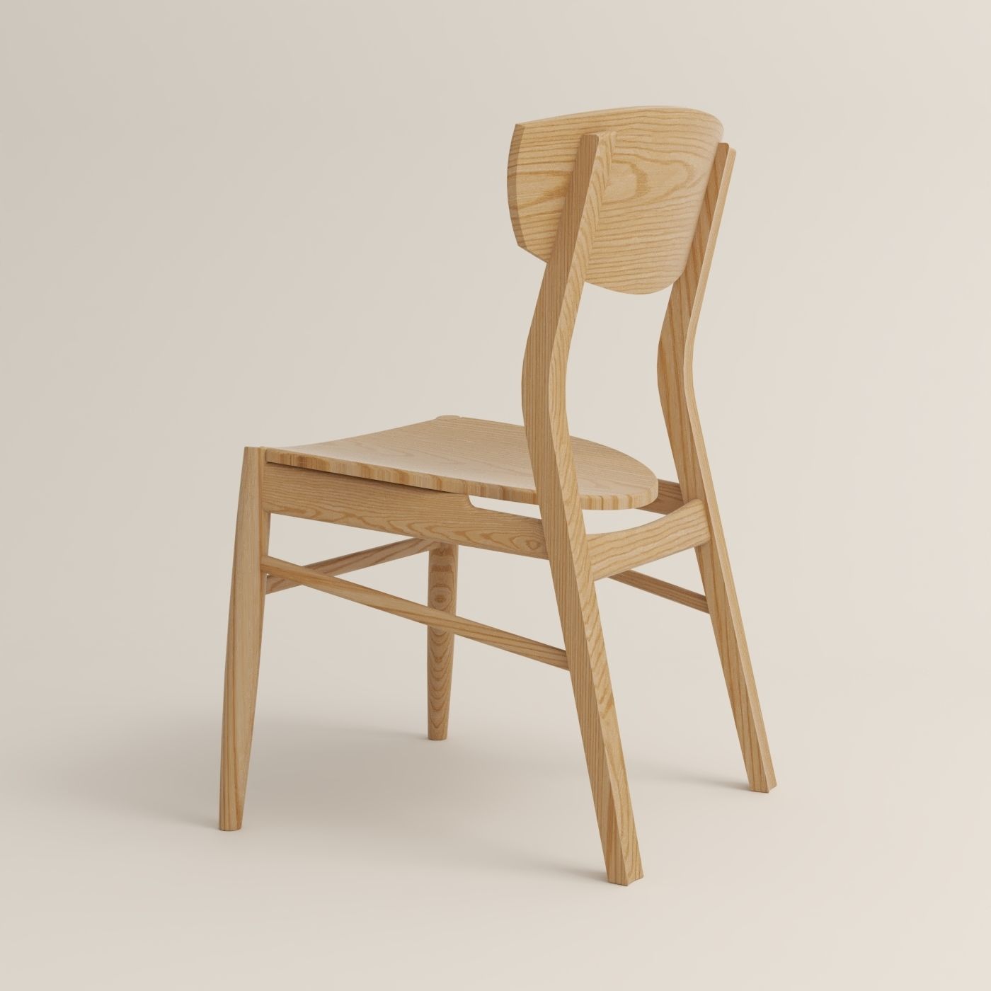 Dining table and chir 3D model | CGTrader