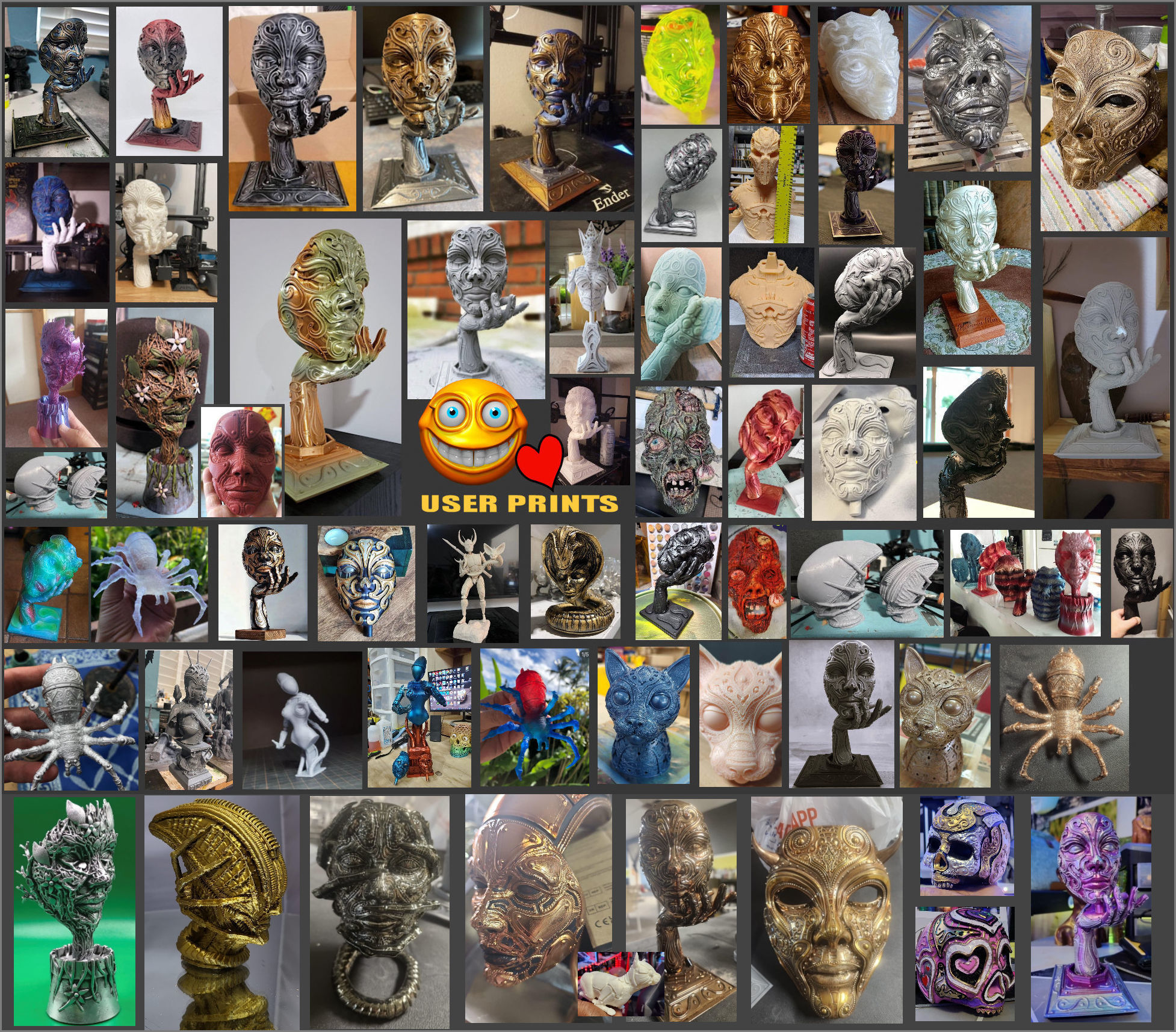 Contemplator 3D model 3D printable | CGTrader