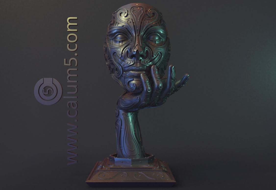 Contemplator 3D model 3D printable | CGTrader