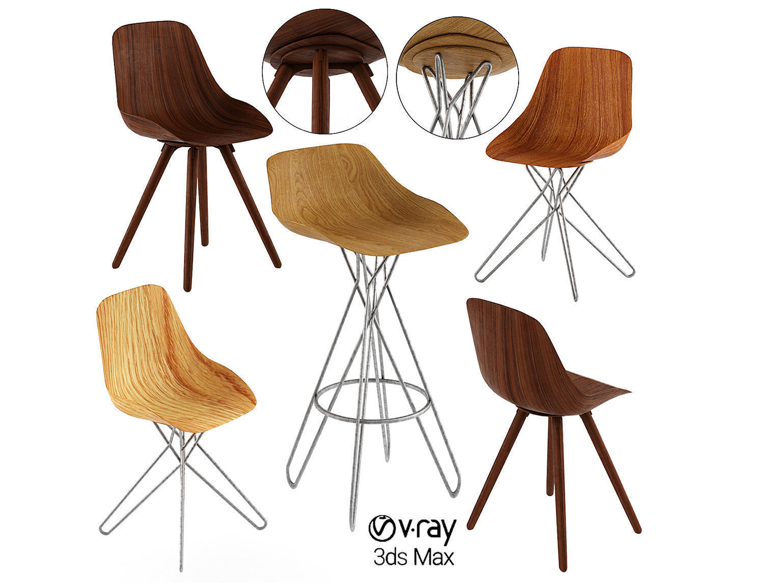 3D model Harmony Chair designed Rodrigo Torres Low-poly VR / AR / low ...