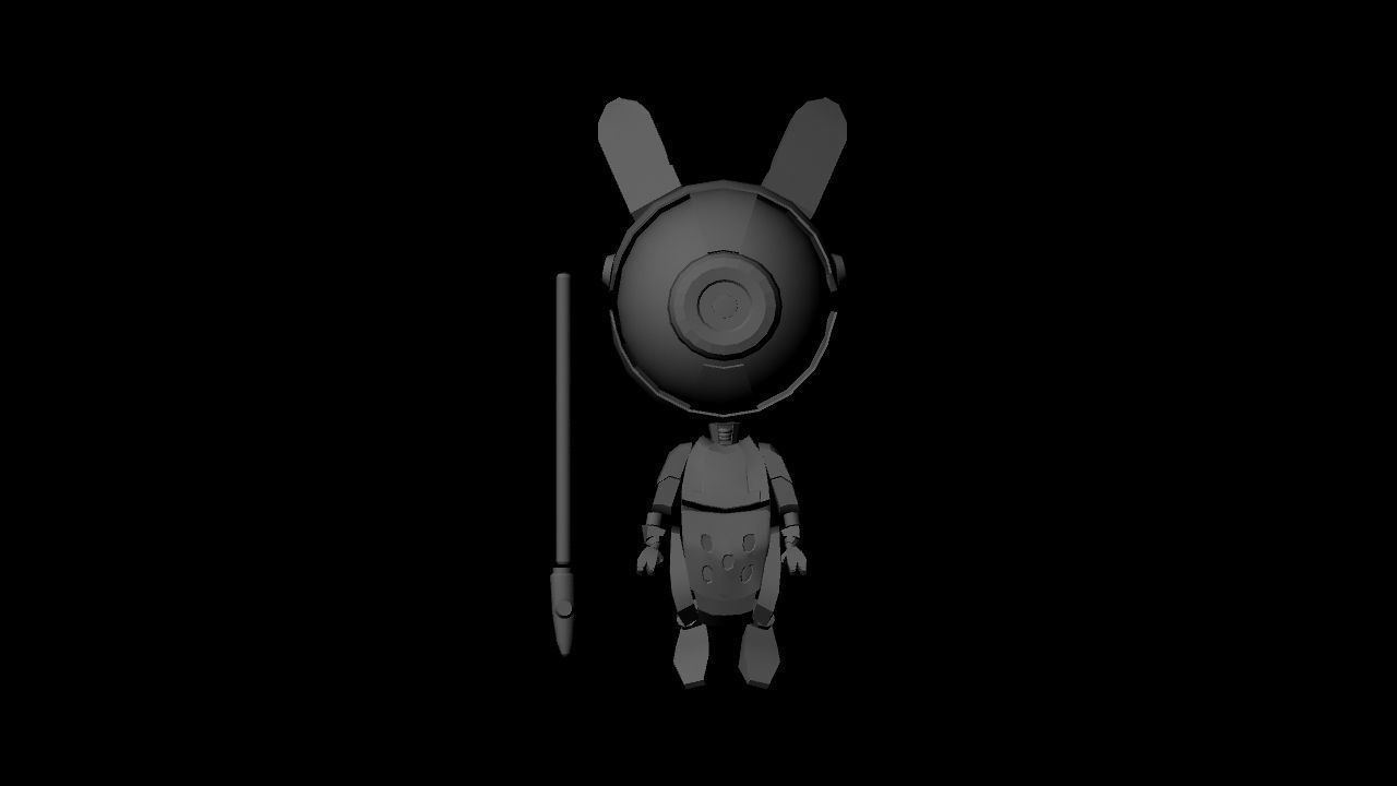 Rabbit the robo 3D model | CGTrader