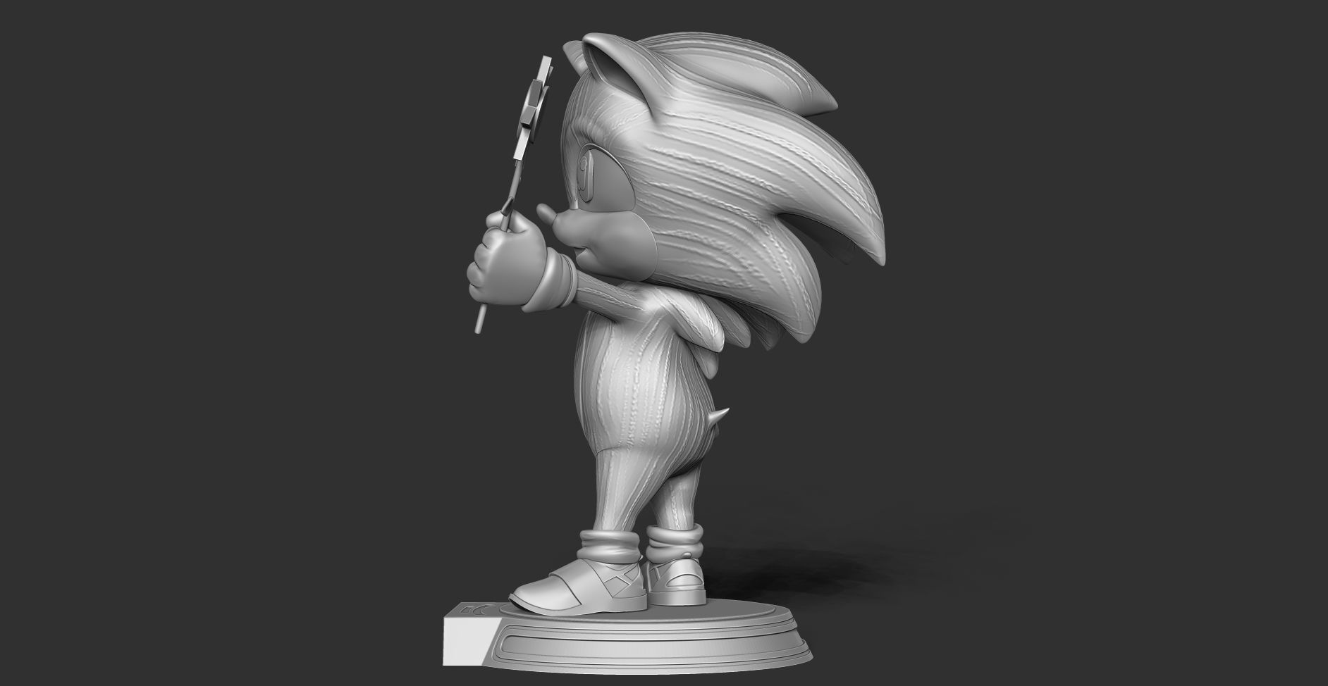 Baby Sonic 3D model 3D printable | CGTrader