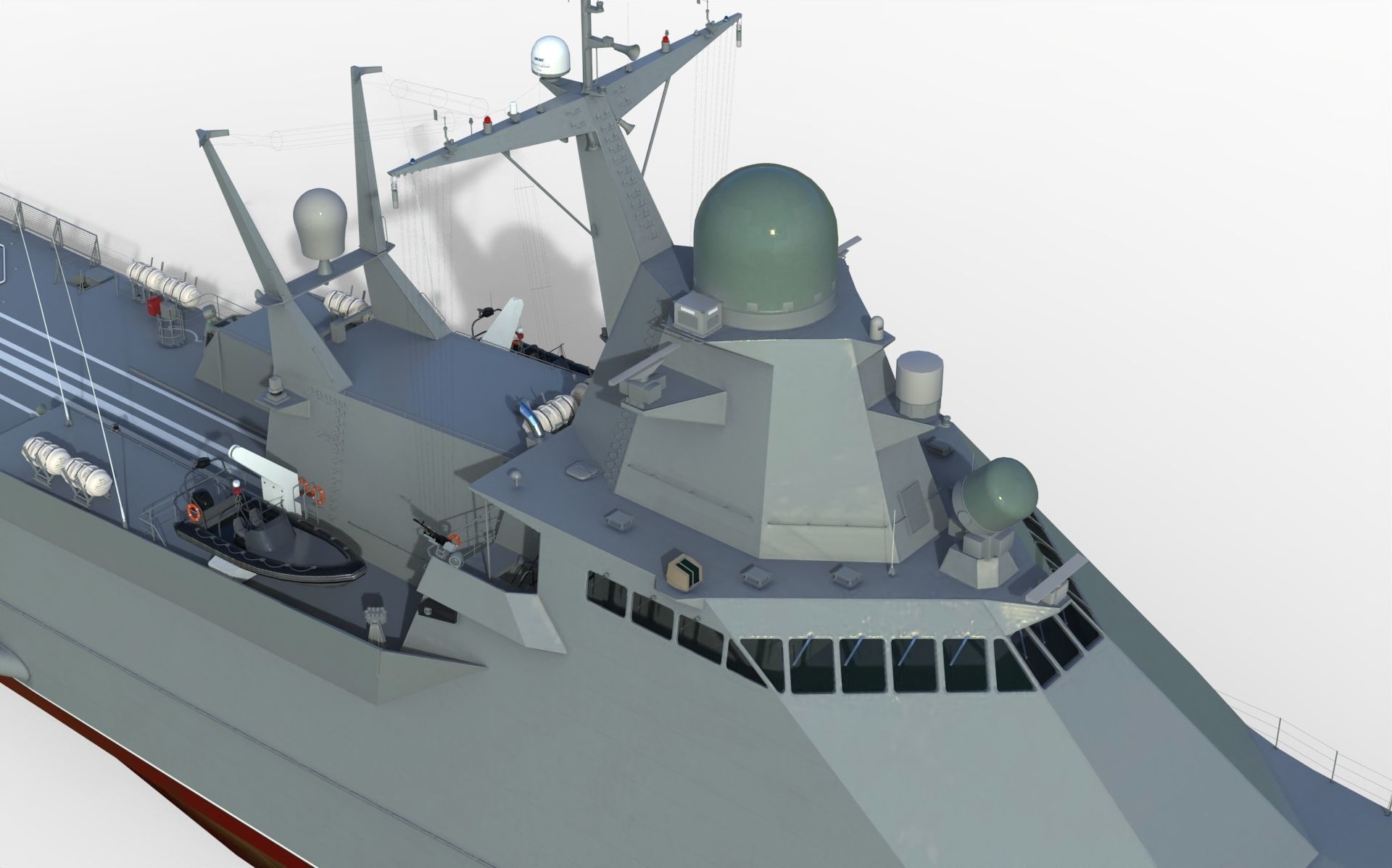 Project 22160 patrol ship 3D model | CGTrader