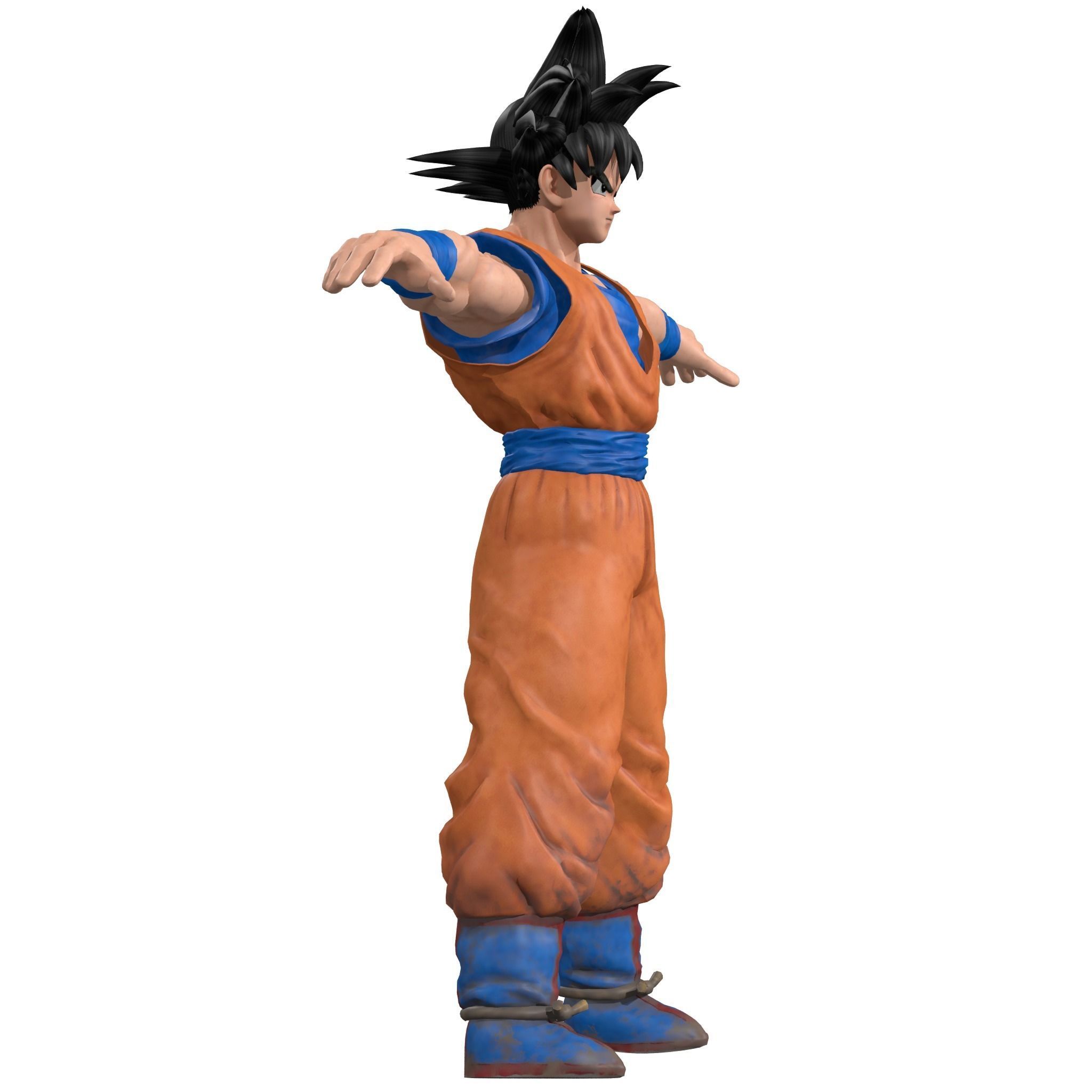 Goku Rigged- Dragon ball z 3D model rigged | CGTrader