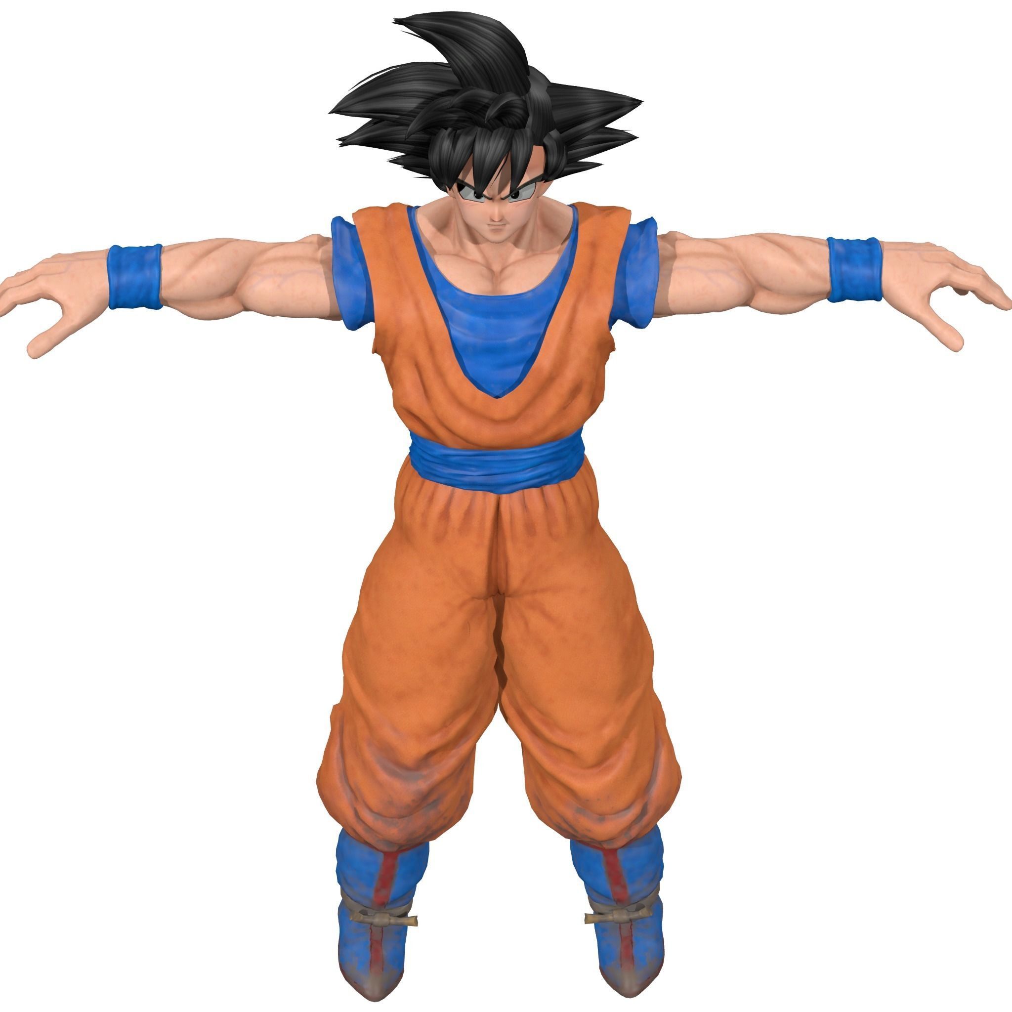 Goku Rigged- Dragon ball z 3D model rigged | CGTrader