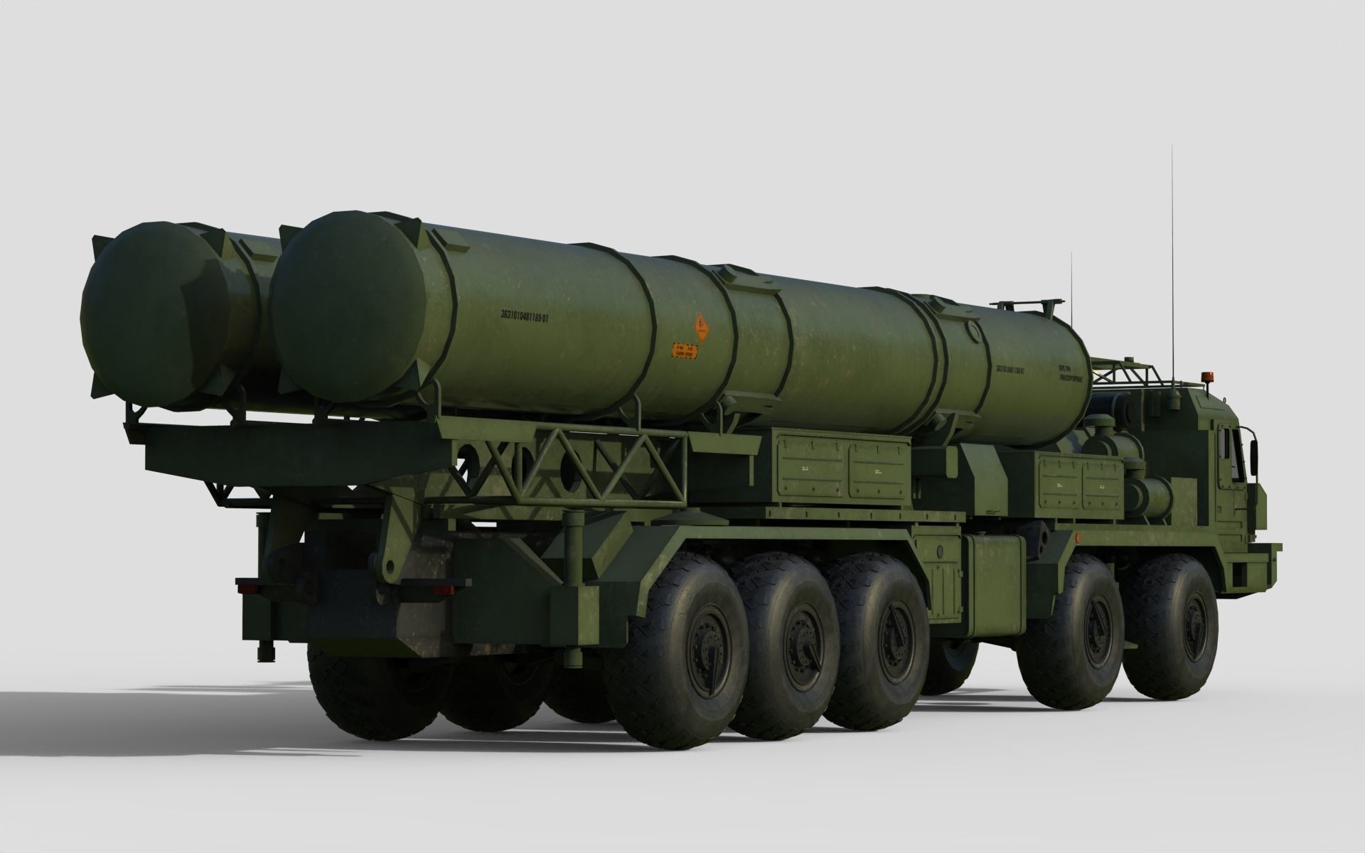 S-500 Prometheus missile system 3D model | CGTrader