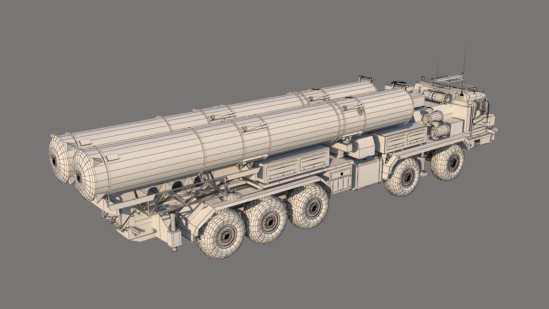 S-500 Prometheus missile system 3D model | CGTrader