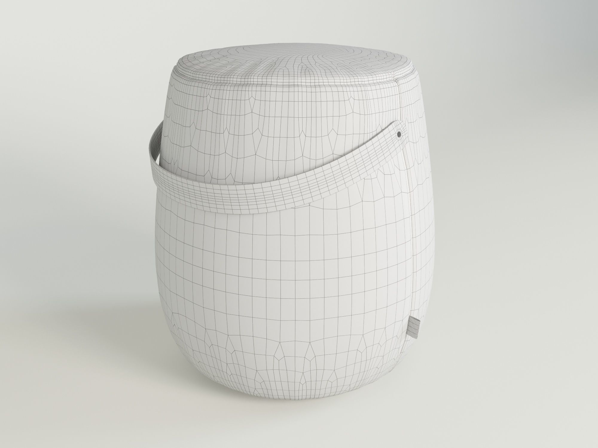 Milo Footstool 3D model | CGTrader