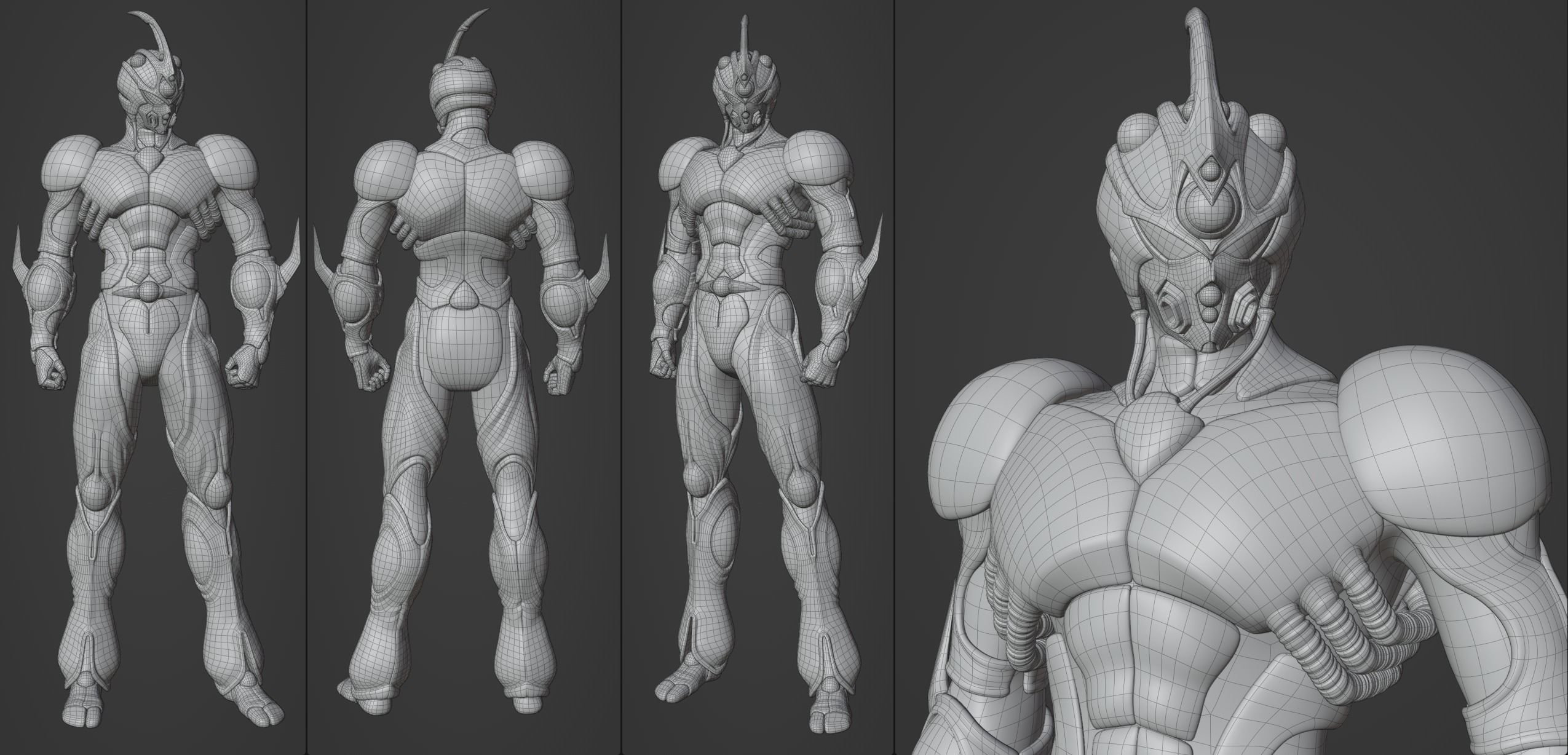 Guyver 3D model rigged | CGTrader