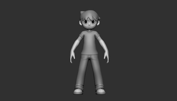 simple scott standing 3D model 3D printable | CGTrader
