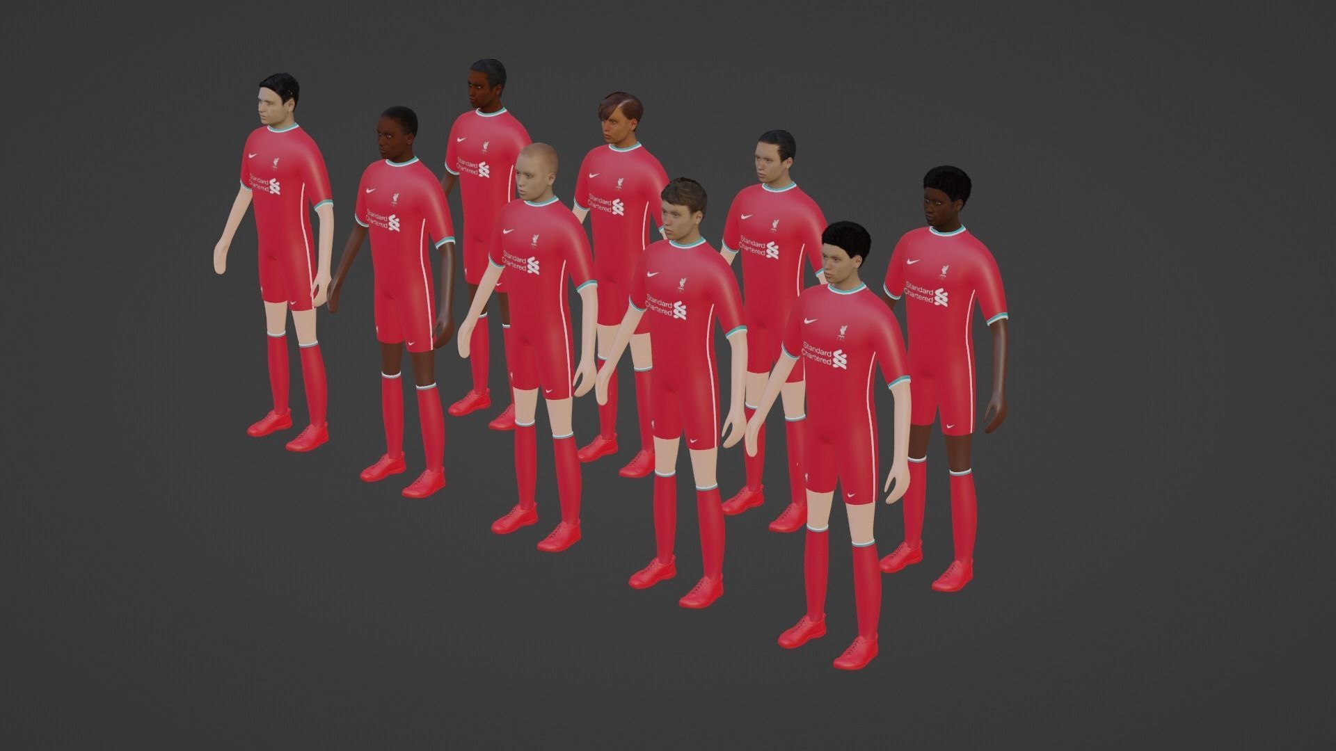 3D model Liverpool - Team VR / AR / low-poly | CGTrader