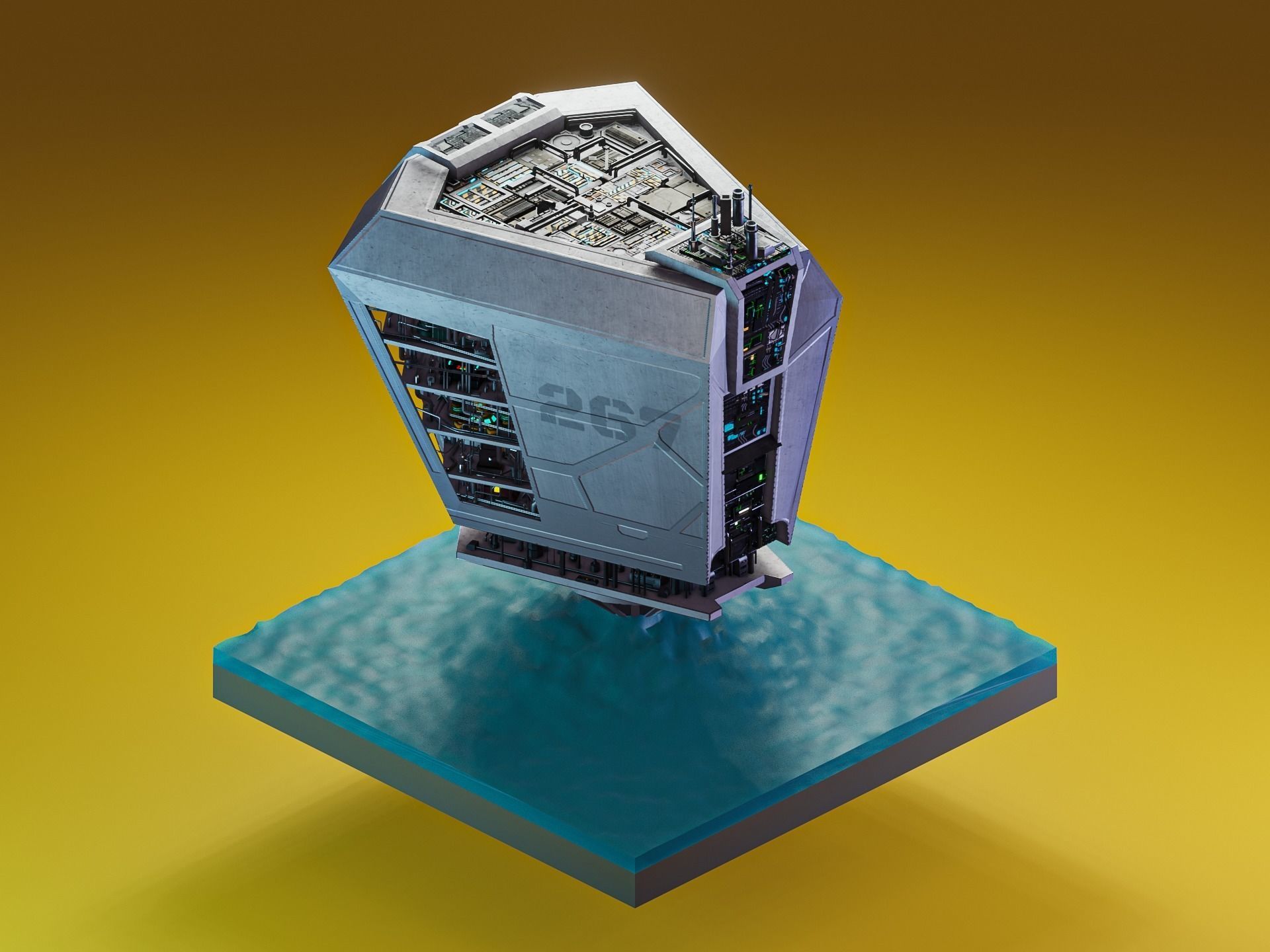 Hydrorig - Oblivion 3D model | CGTrader