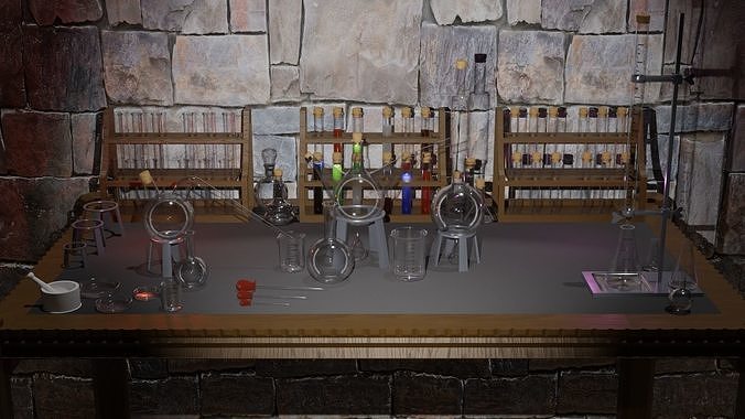 Chemistry Laboratory 3d model HD 3D model | CGTrader