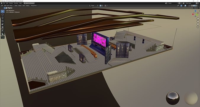 Training Grounds 3D model | CGTrader