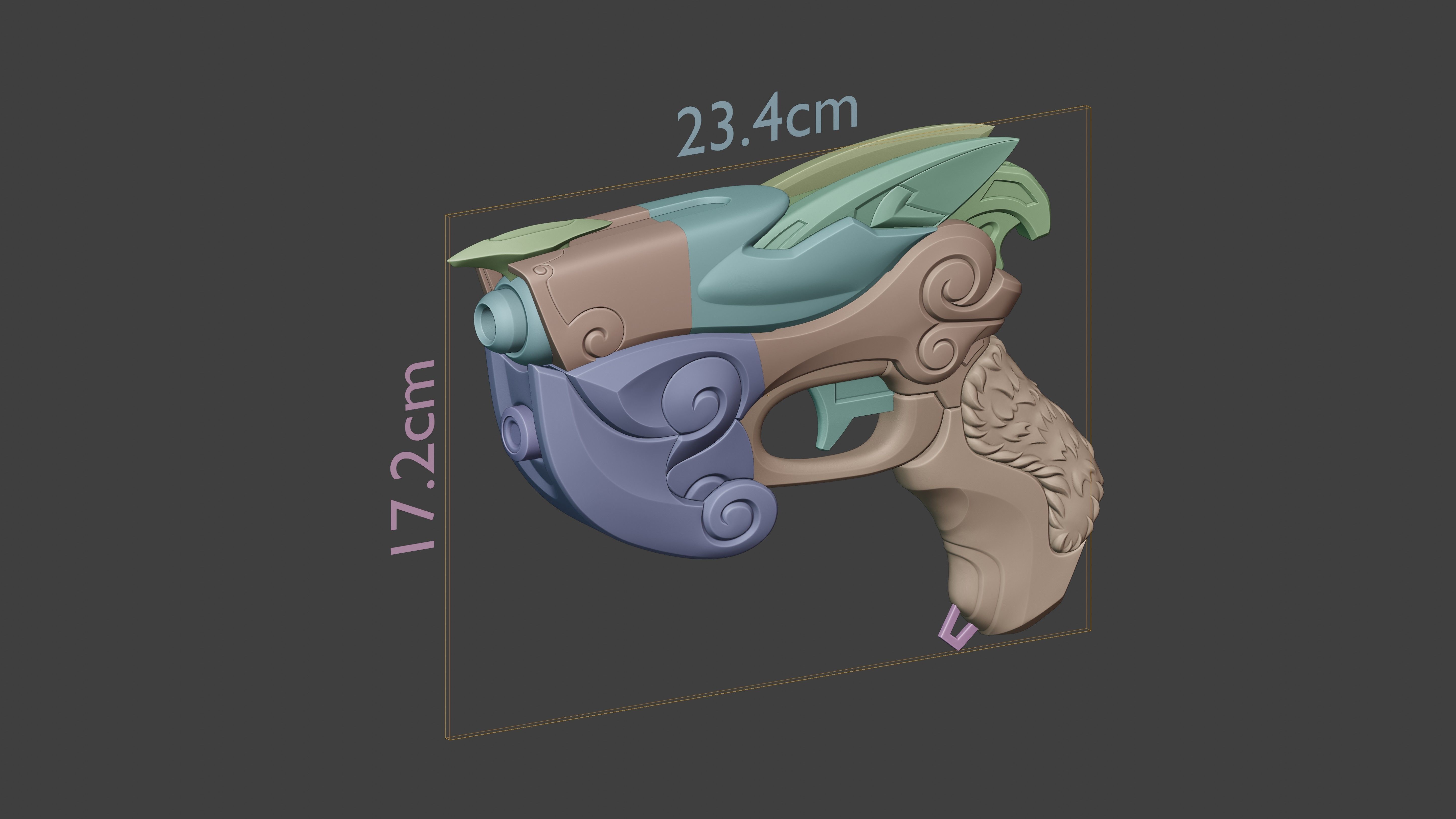 OVERWATCH DVa Shin-Ryeong Gun cosplay 3D model 3D printable | CGTrader