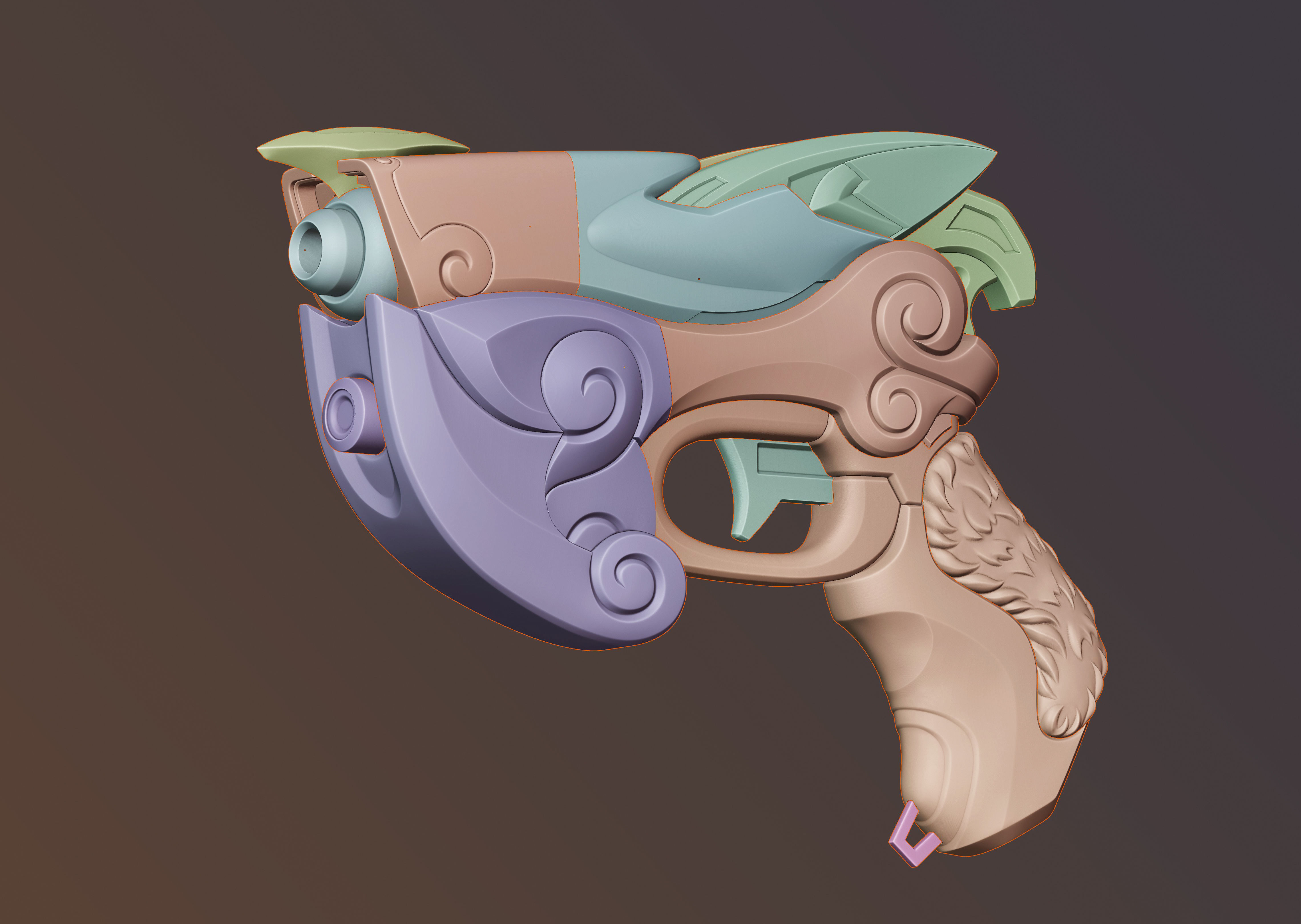 OVERWATCH DVa Shin-Ryeong Gun cosplay 3D model 3D printable | CGTrader