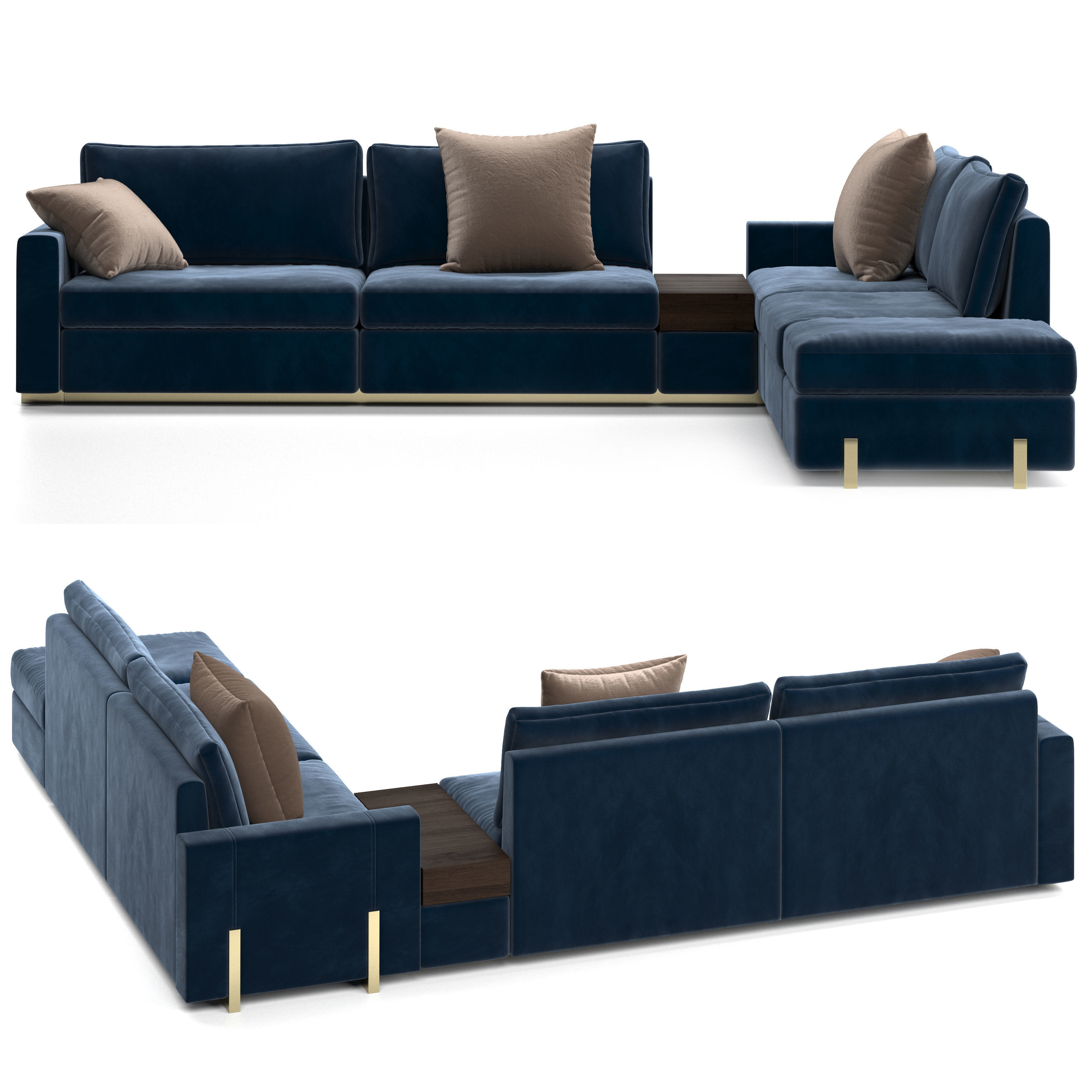 Mario Modular Sofa 3D model | CGTrader